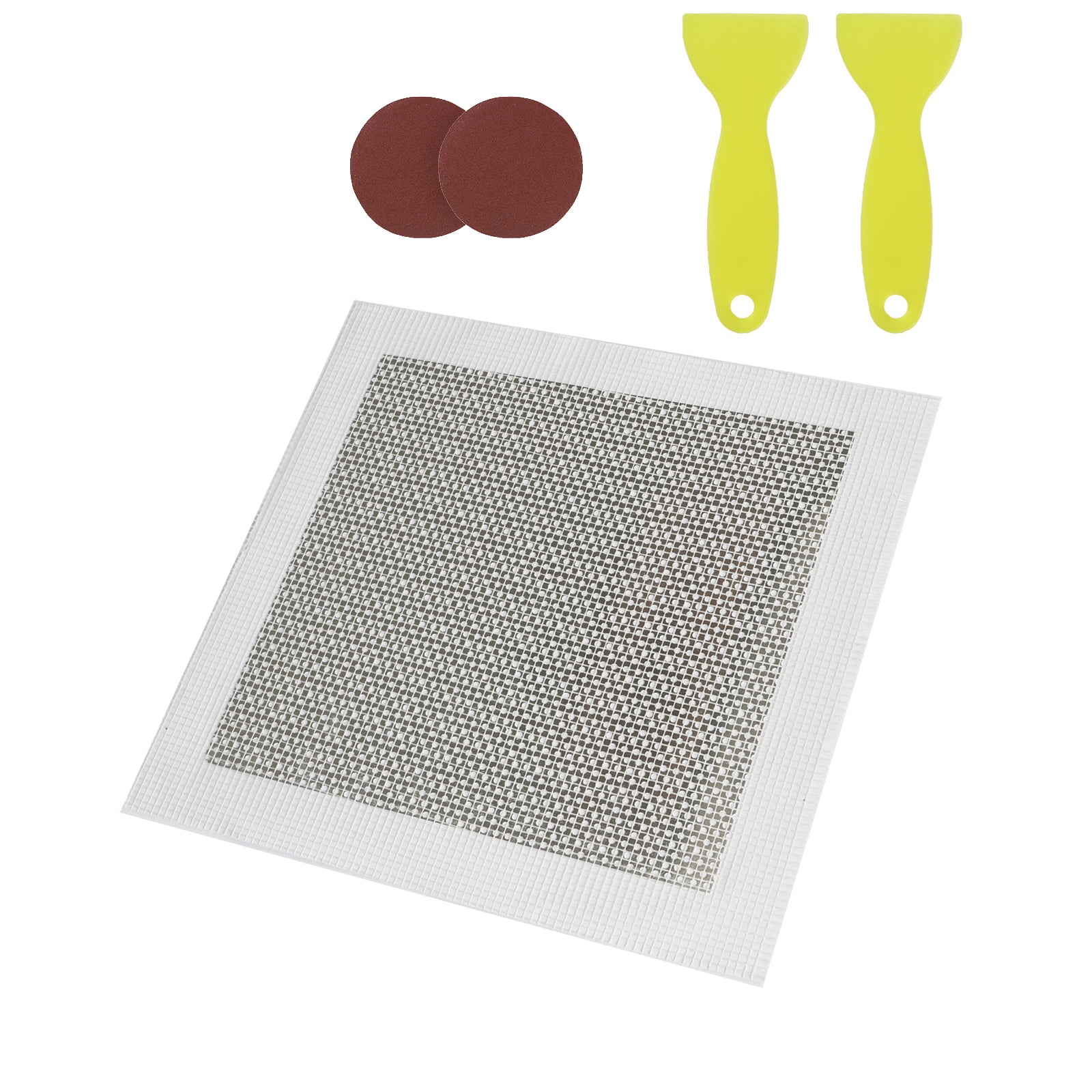 KFFKFF 16-Piece Wall Restoration Set, Aluminum Wall Mending Patches of ...