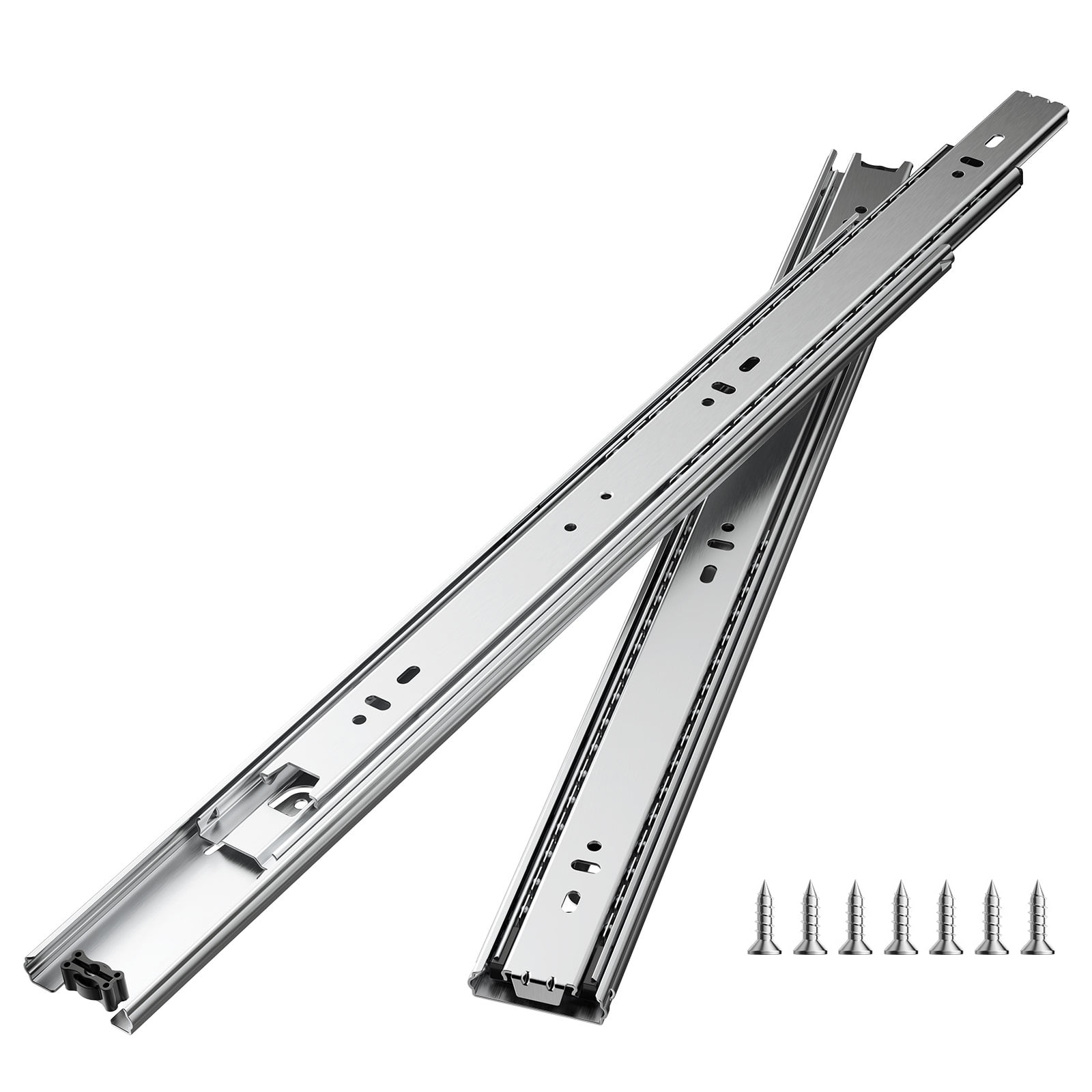 KFFKFF 18-Inch Drawer Slides, 10 Pairs Full Extension Ball Bearing ...