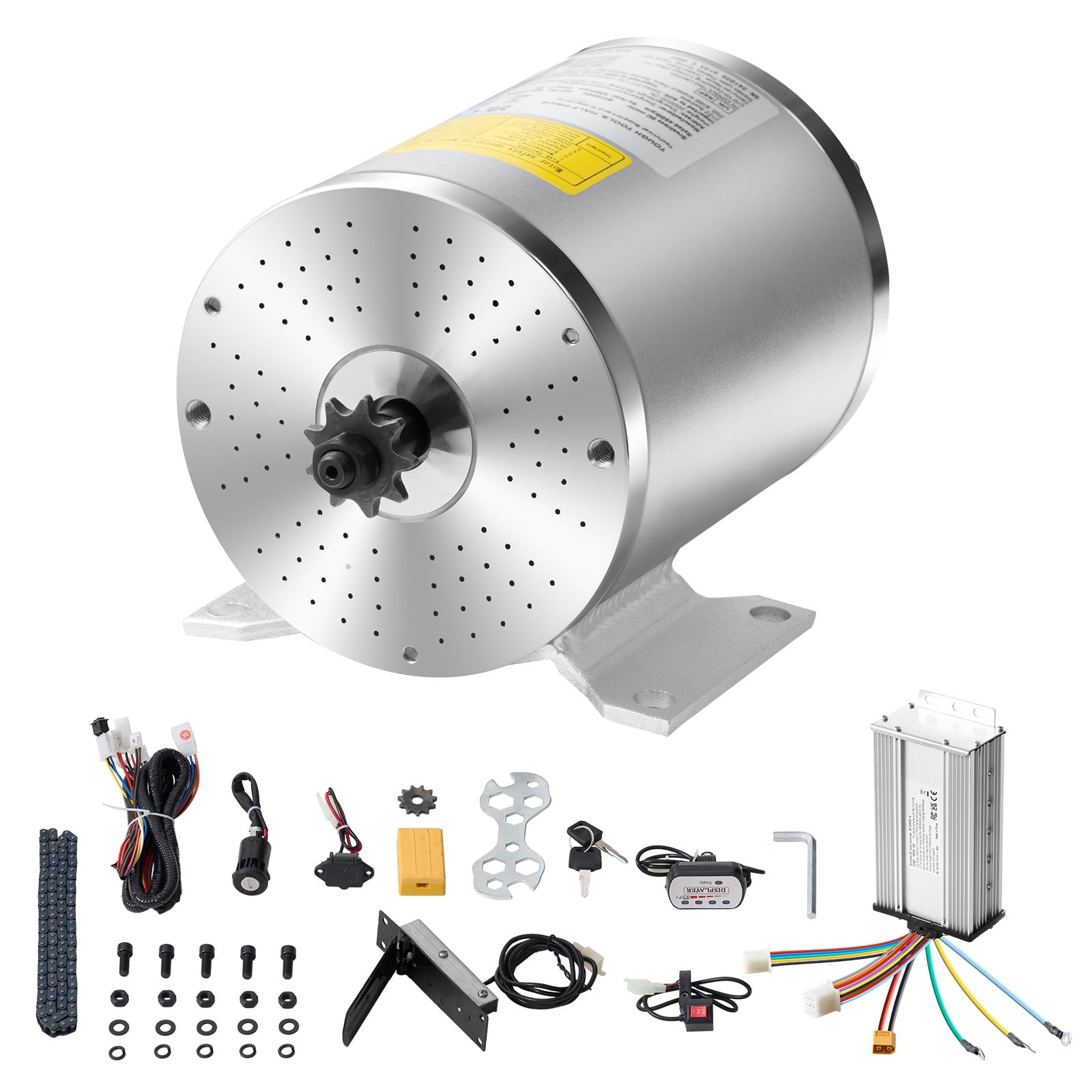 KFFKFF 1800W Brushless DC Electric Motor Set - 48V 4500rpm Engine with ...