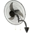 KFFKFF 20-Inch Wall Mount Fan, 3-Speed High Airflow up to 4650 CFM ...