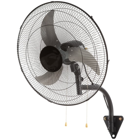 KFFKFF 20-Inch Wall Mount Fan, 3-Speed High Airflow up to 4650 CFM ...