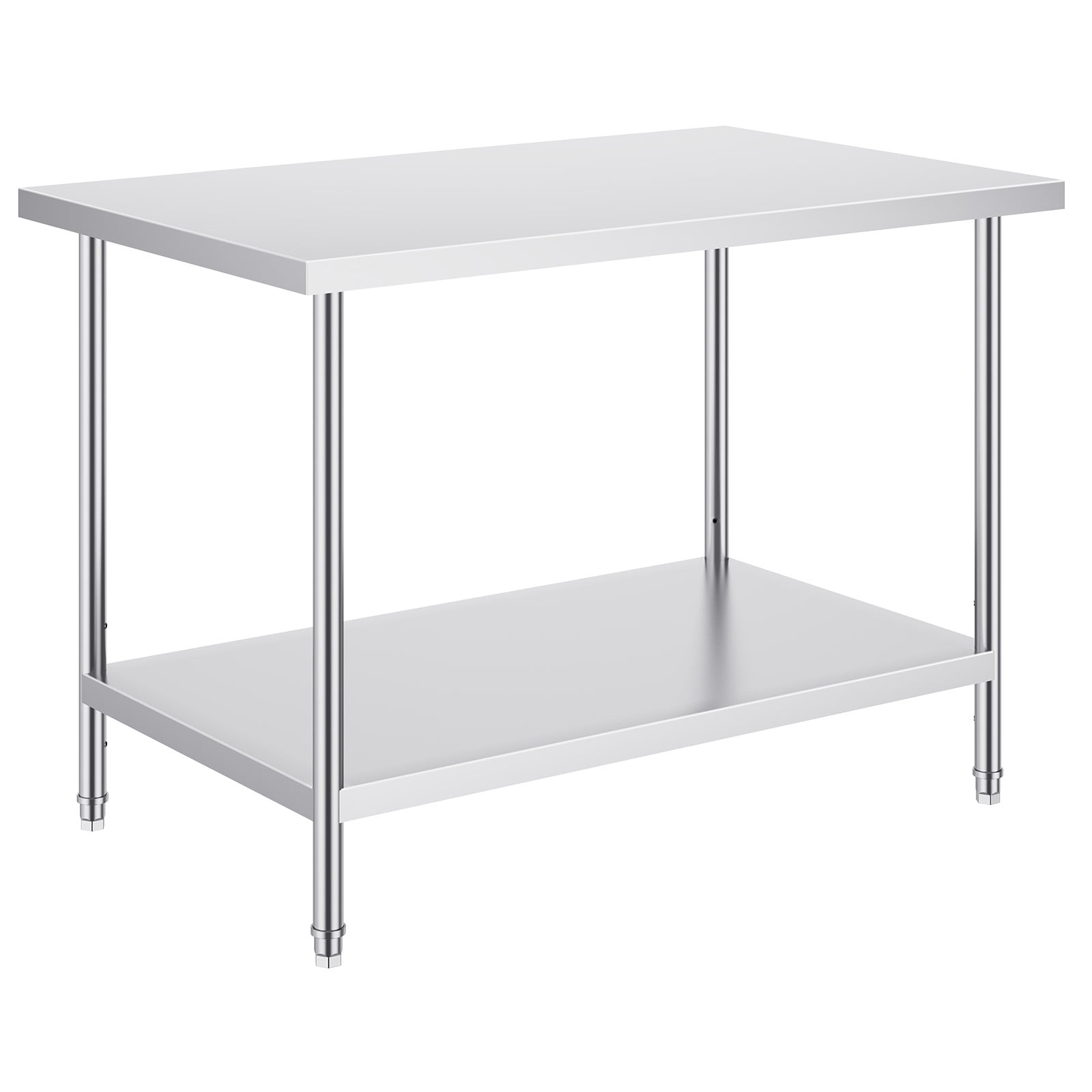 KFFKFF 201 Stainless Steel Prep Table, Dimensions: 30x48x34 Inches ...