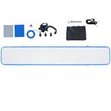 SKYSHALO 20ft Folding Air Track Inflatable Gymnastics Mat with Pump for ...