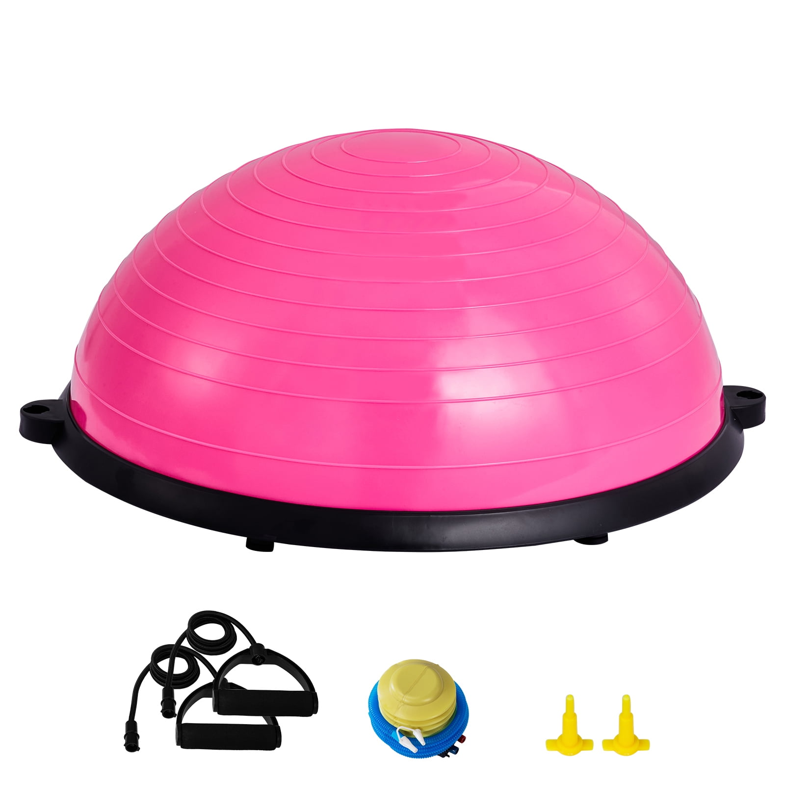 KFFKFF 23 Inch Ball Trainer Half Fitness Yoga Balance Stability Ball ...