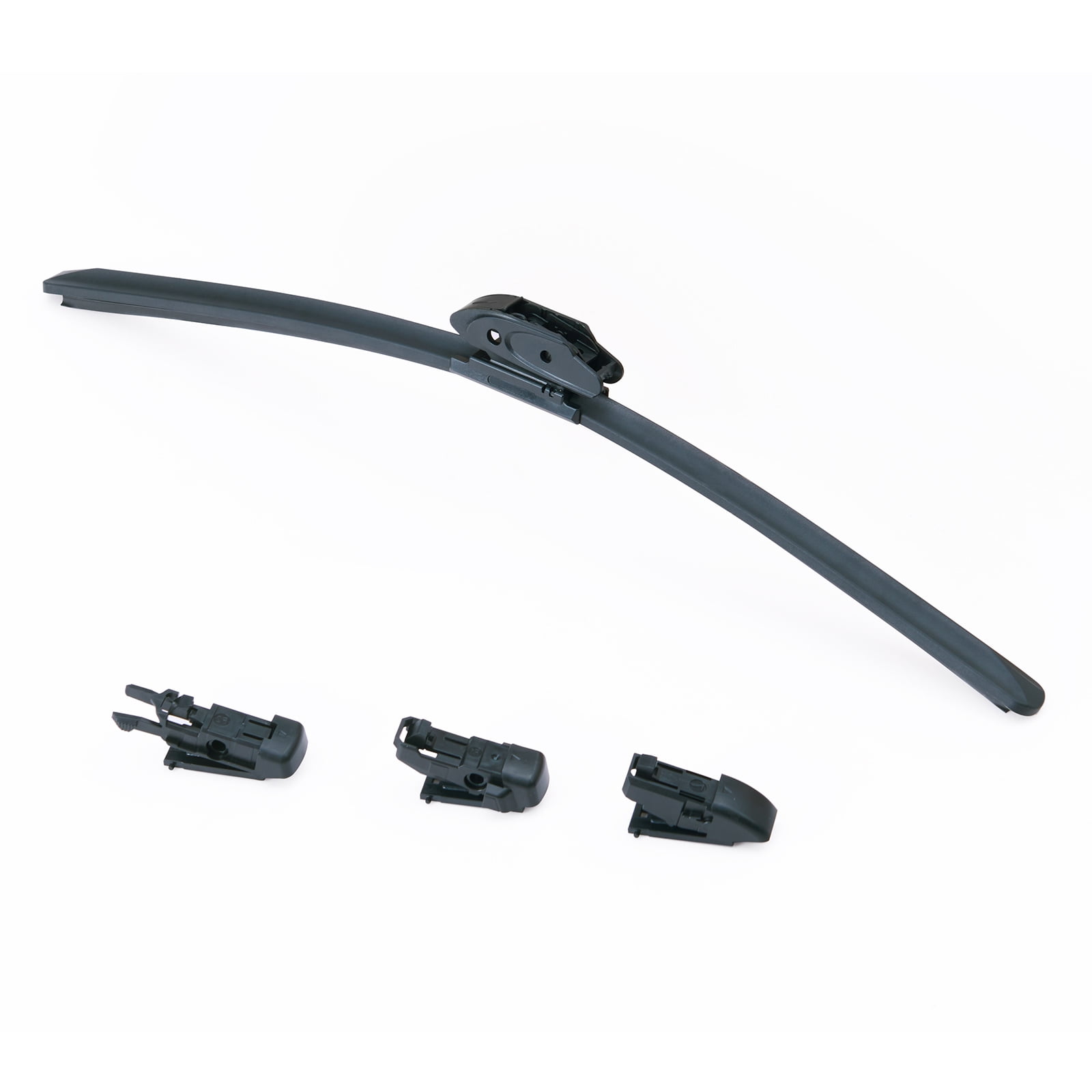 KFFKFF 24" Rubber Wiper Blades, 61 cm Universal Windshield Wiper ...
