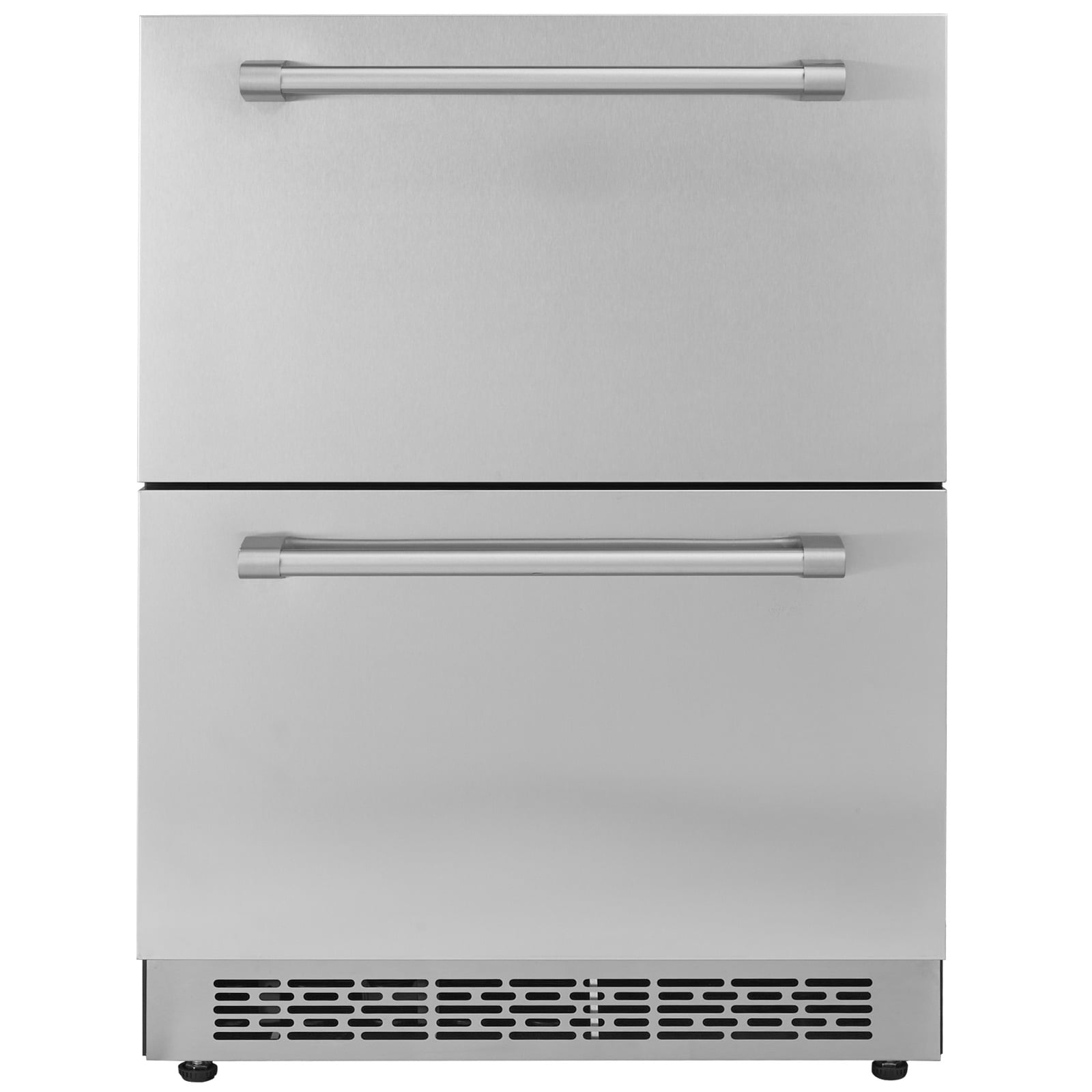 KFFKFF 24-inch Below-Counter Fridge, Dual-Drawer Refrigeration with ...