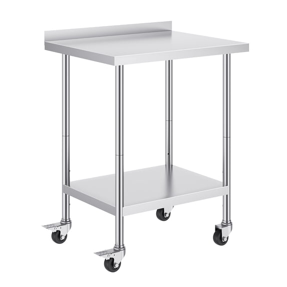 Stainless Steel Prep Table With Wheels