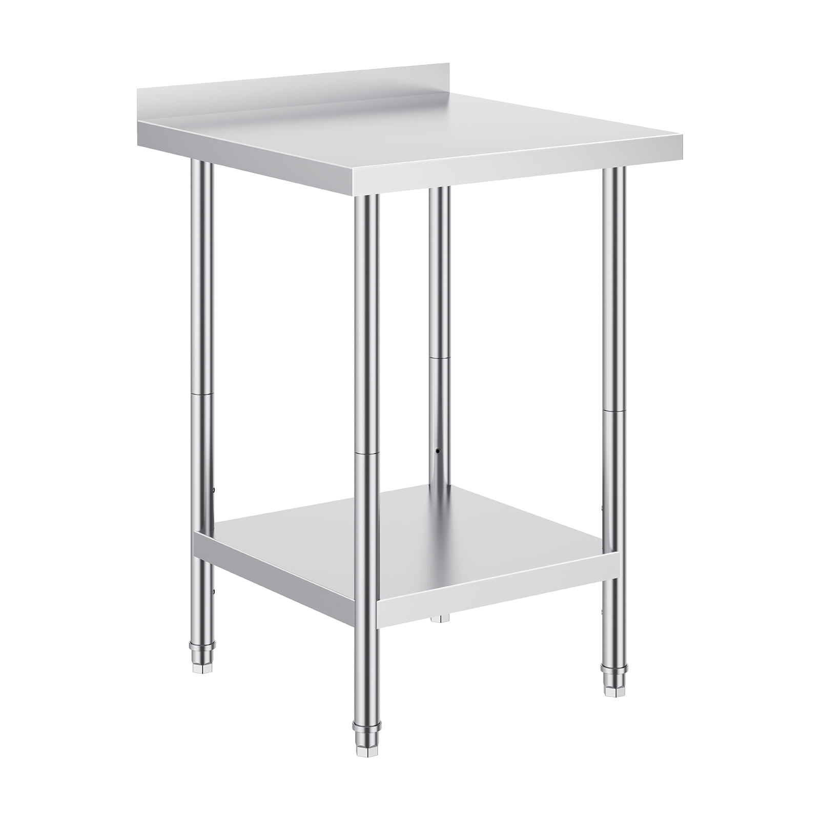 KFFKFF 24"x24" Stainless Steel Work Table, Industrial Grade Food Prep ...