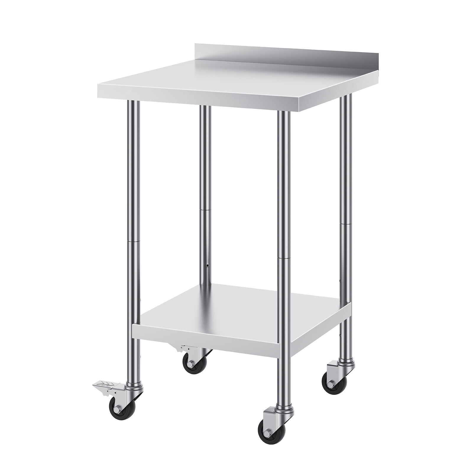 KFFKFF 24x24x40 Inch Industrial Grade Stainless Steel Work Table ...