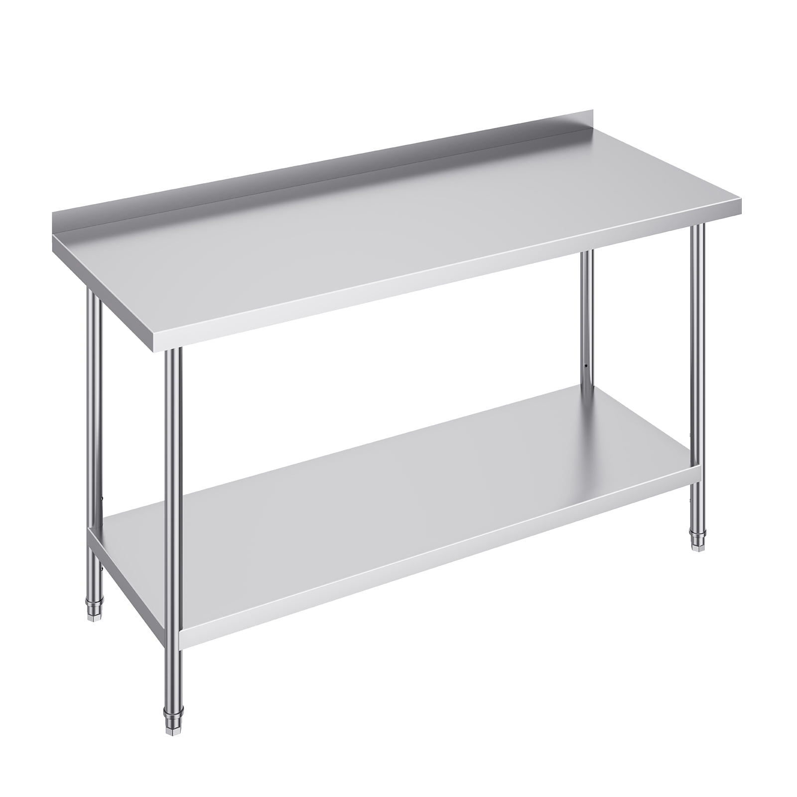 KFFKFF 24x60x36" Stainless Steel Work Table, Commercial Worktables ...
