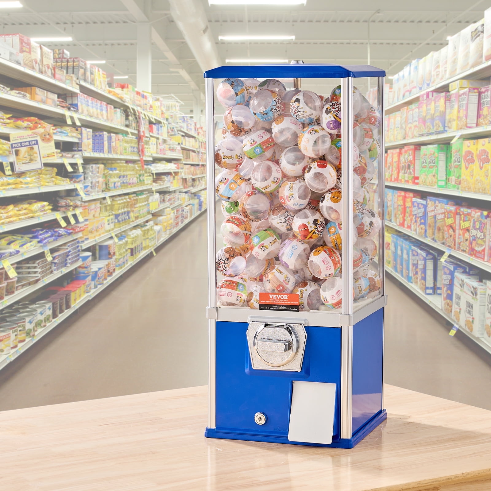 KFFKFF 25"H Gumball Machine - Vending Coin Bank with Vintage Gumball ...