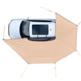 KFFKFF 270-Degree Vehicle Awning with LED Lighting, 117 sq.ft Driver ...