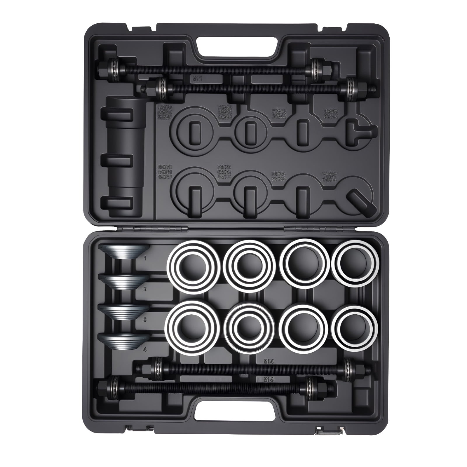 KFFKFF 28 PCS Pull and Press Sleeve Kit, Steel Bush Removal and ...