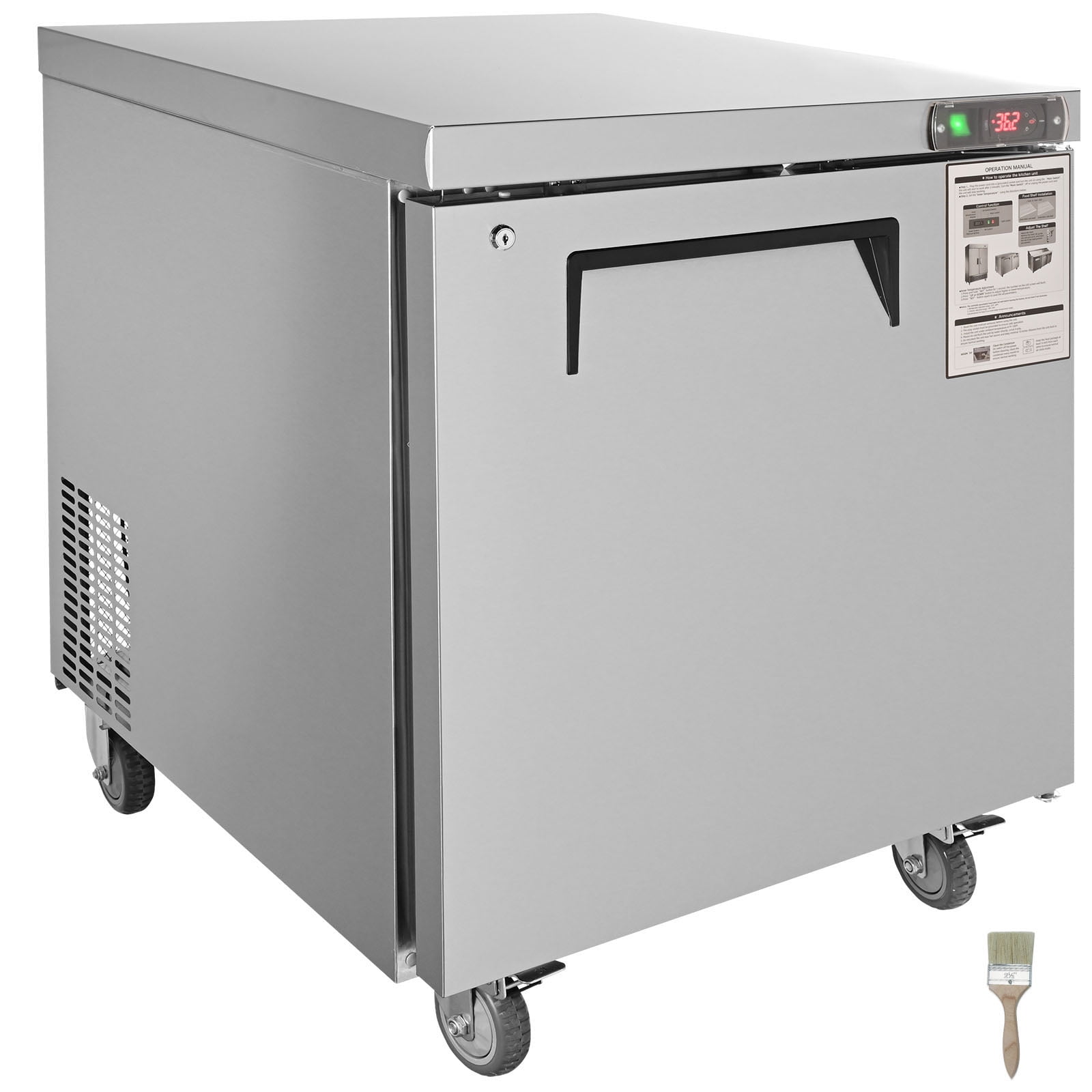 KFFKFF 28" Wide Refrigerated Prep Table 7.42 Cubic Feet Food Prep ...