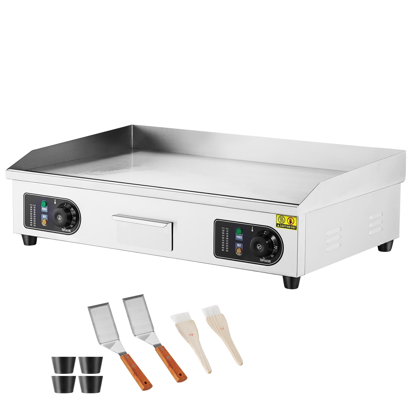KFFKFF 2800W 29" Commercial Electric Griddle with Temperature Control ...