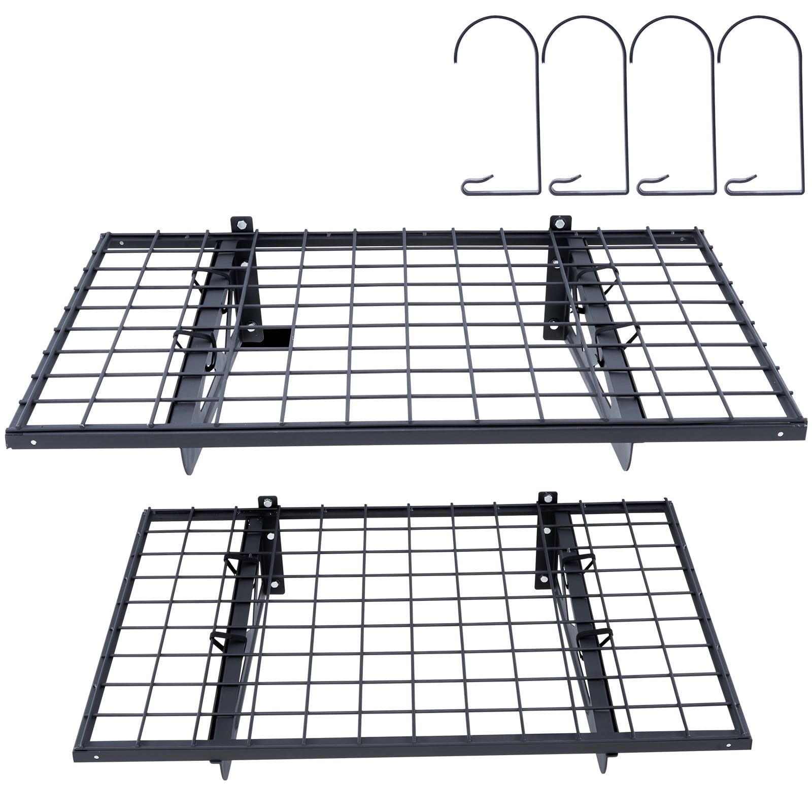 KFFKFF 2PCS 3X2 feet car stock storage shelves, wall -mounted heavy ...
