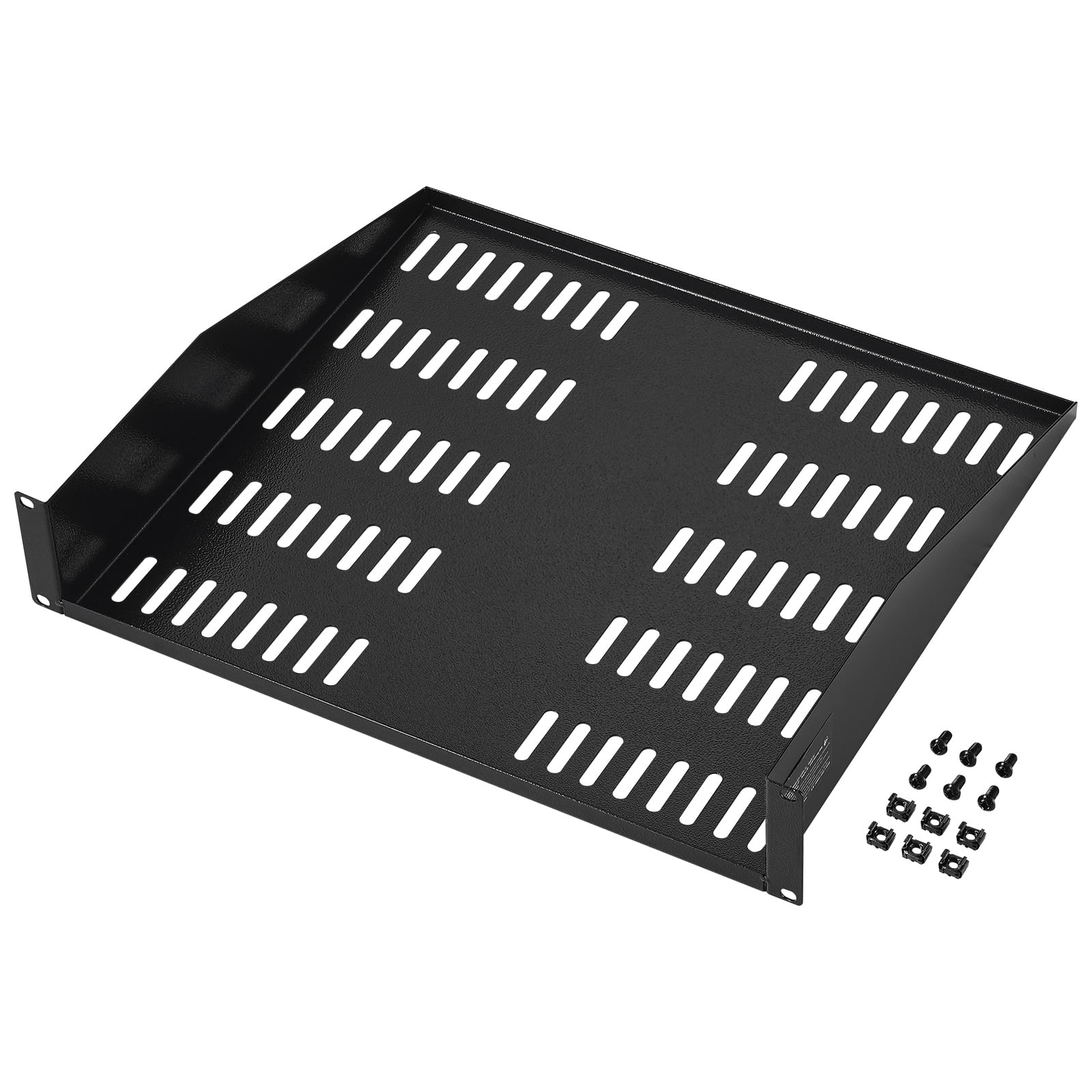 KFFKFF 2U Cantilever Server Shelf, 406mm Deep, Supports up to 22.68kg ...