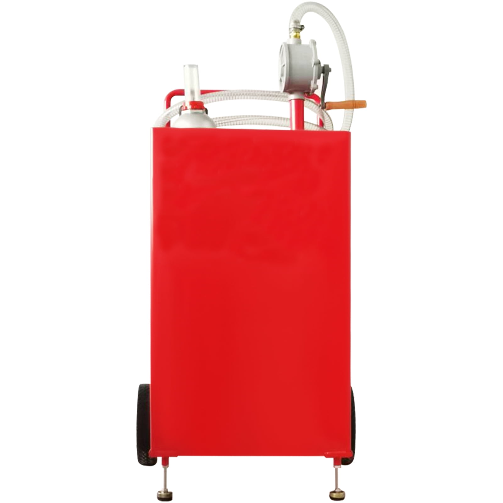 KFFKFF 30 Gallon Fuel Storage, Mobile Fuel Tank on Dual Wheels, Compact ...