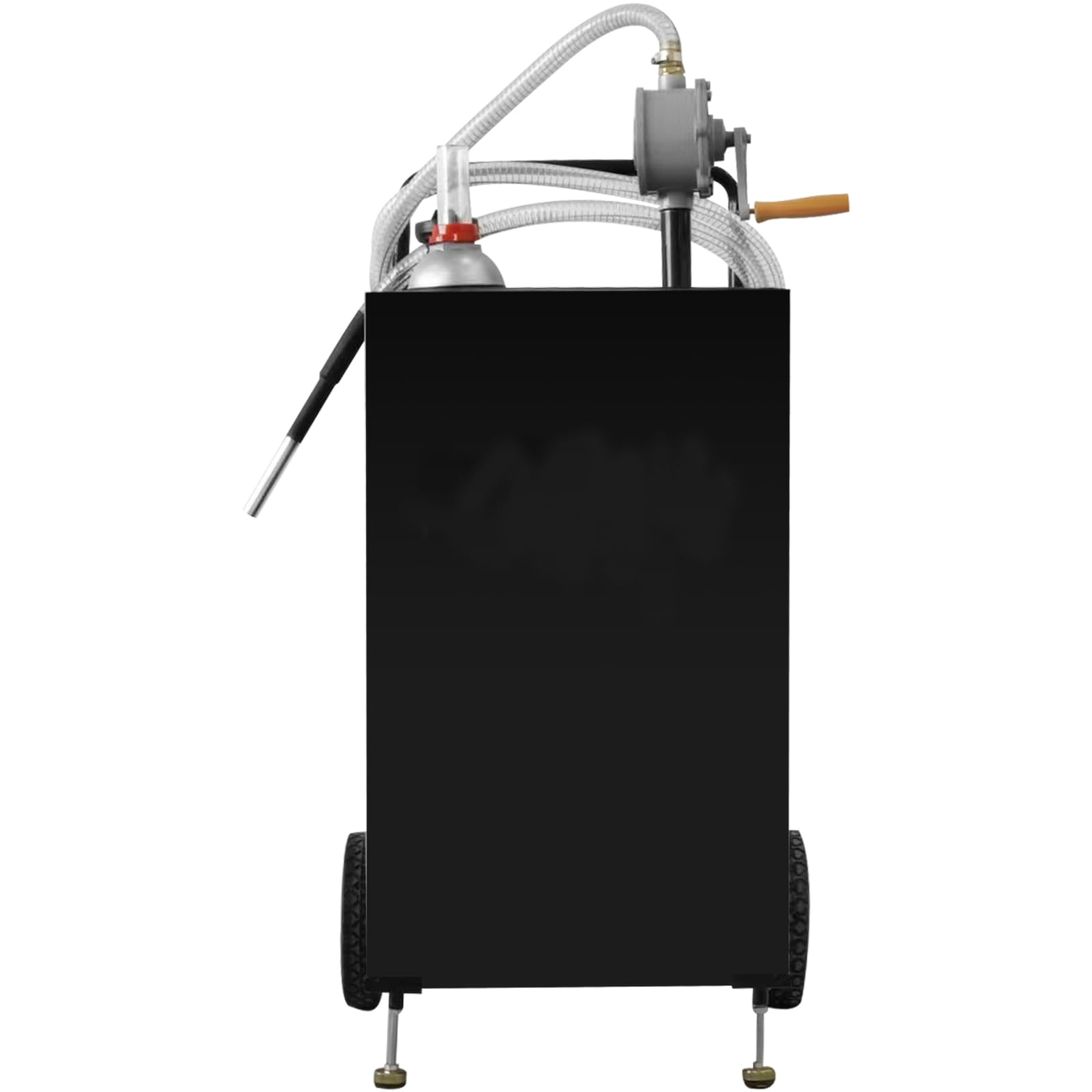 KFFKFF 30 Gallon Gas Storage, Mobile Fuel Tank on Casters, Manual Pump ...