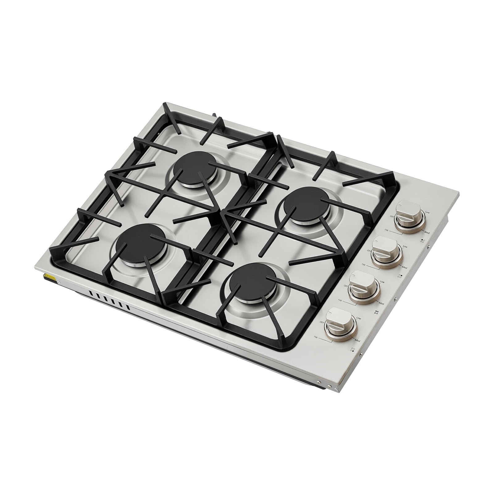 KFFKFF 30-Inch Gas Cooktop, 4-Burner Built-in Stove, 48000BTU Dual Fuel ...
