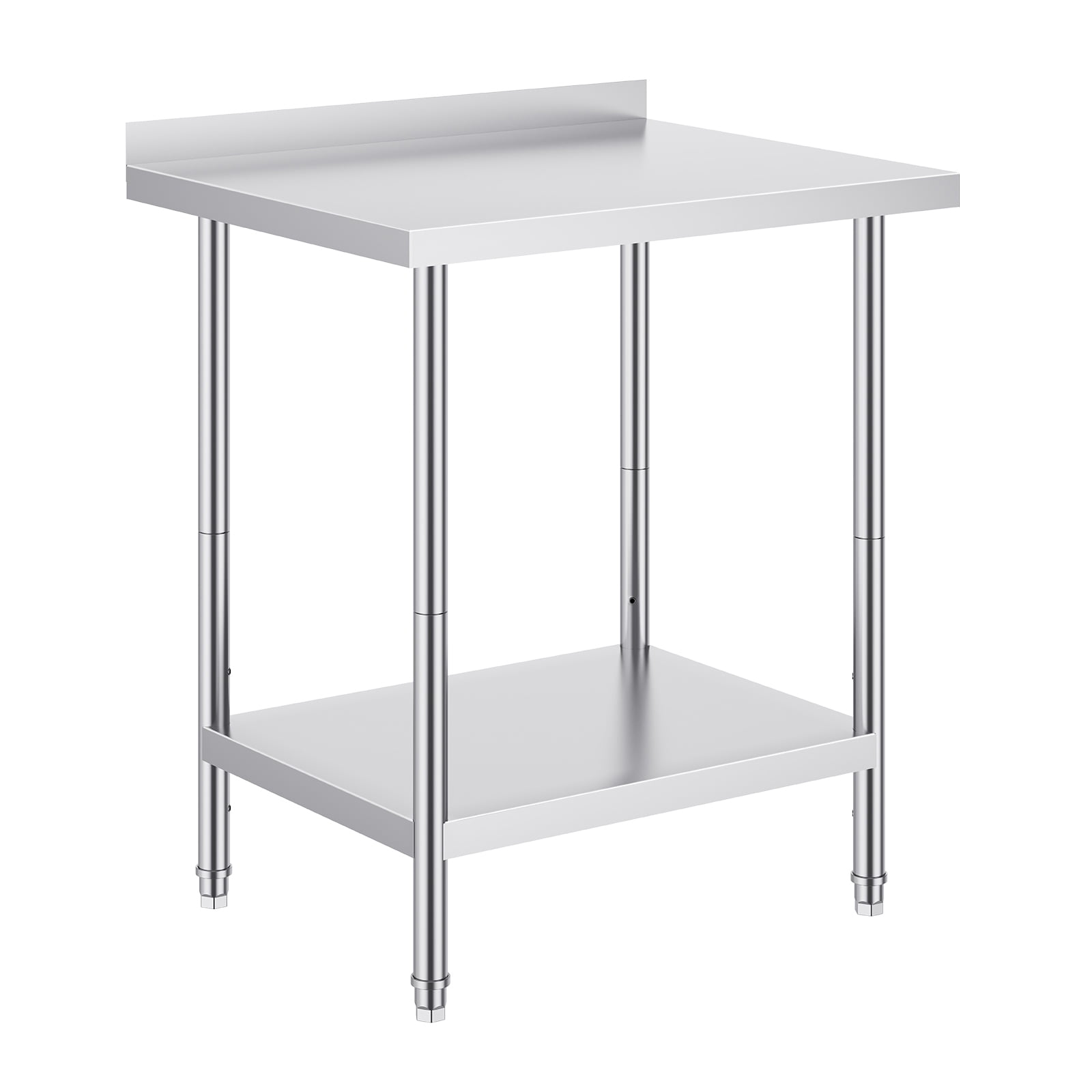 KFFKFF 30" x 24'' Inch Stainless Steel Work Table, Industrial Grade ...