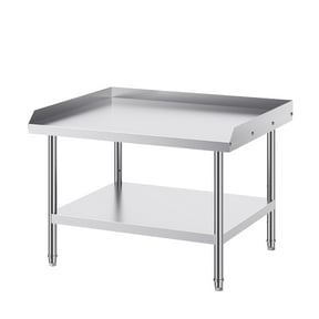 ModFusion 48" Stainless Steel Prep Table with Hooks, Backsplash, 4x2x2 ...