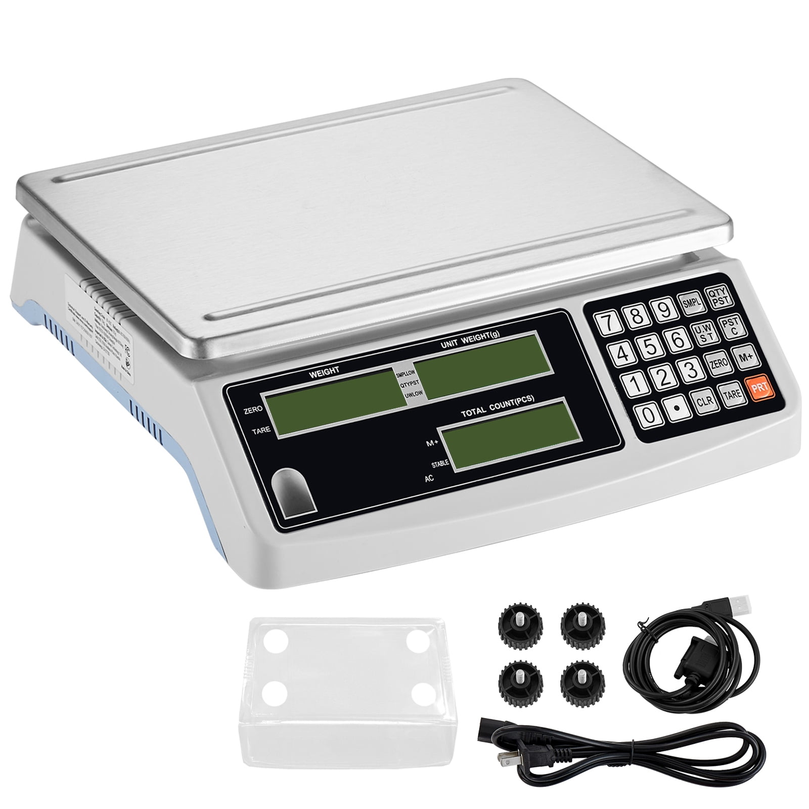 KFFKFF 30kg x 1g Industrial Counting Scale Digital Counting Scale ...