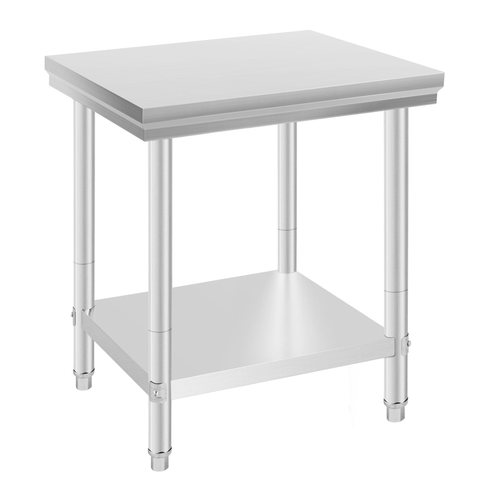 KFFKFF 30x30x36 Inches Stainless Steel Work Prep Table Commercial Food ...