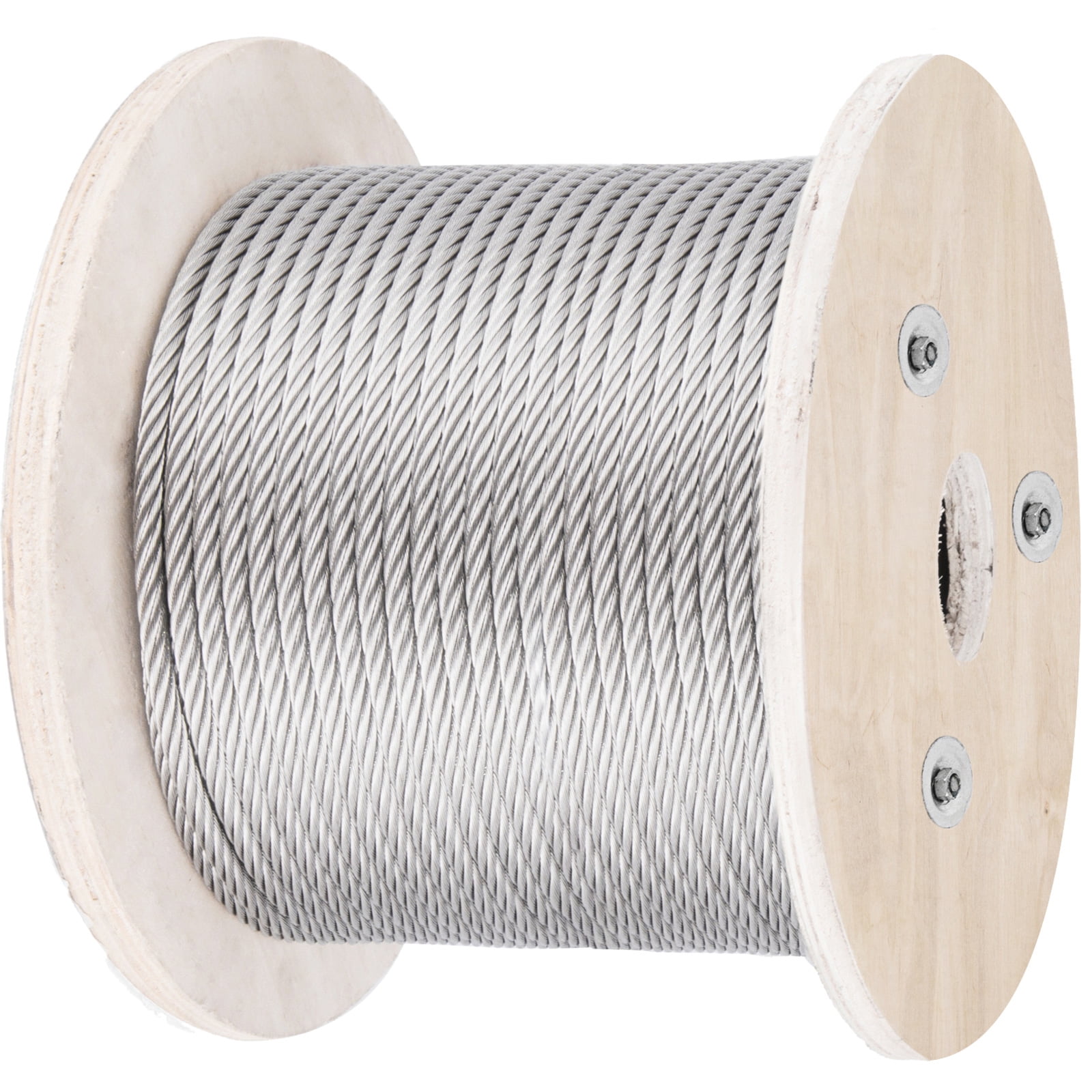 KFFKFF 316 Stainless Steel Wire Rope 500FT Stainless Steel Cable 5/32 ...