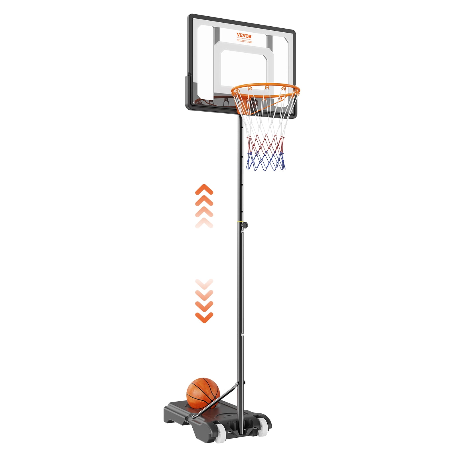 Free Shipping! SKYSHALO 32" Basketball Hoop 5-7 ft Adjustable Height ...