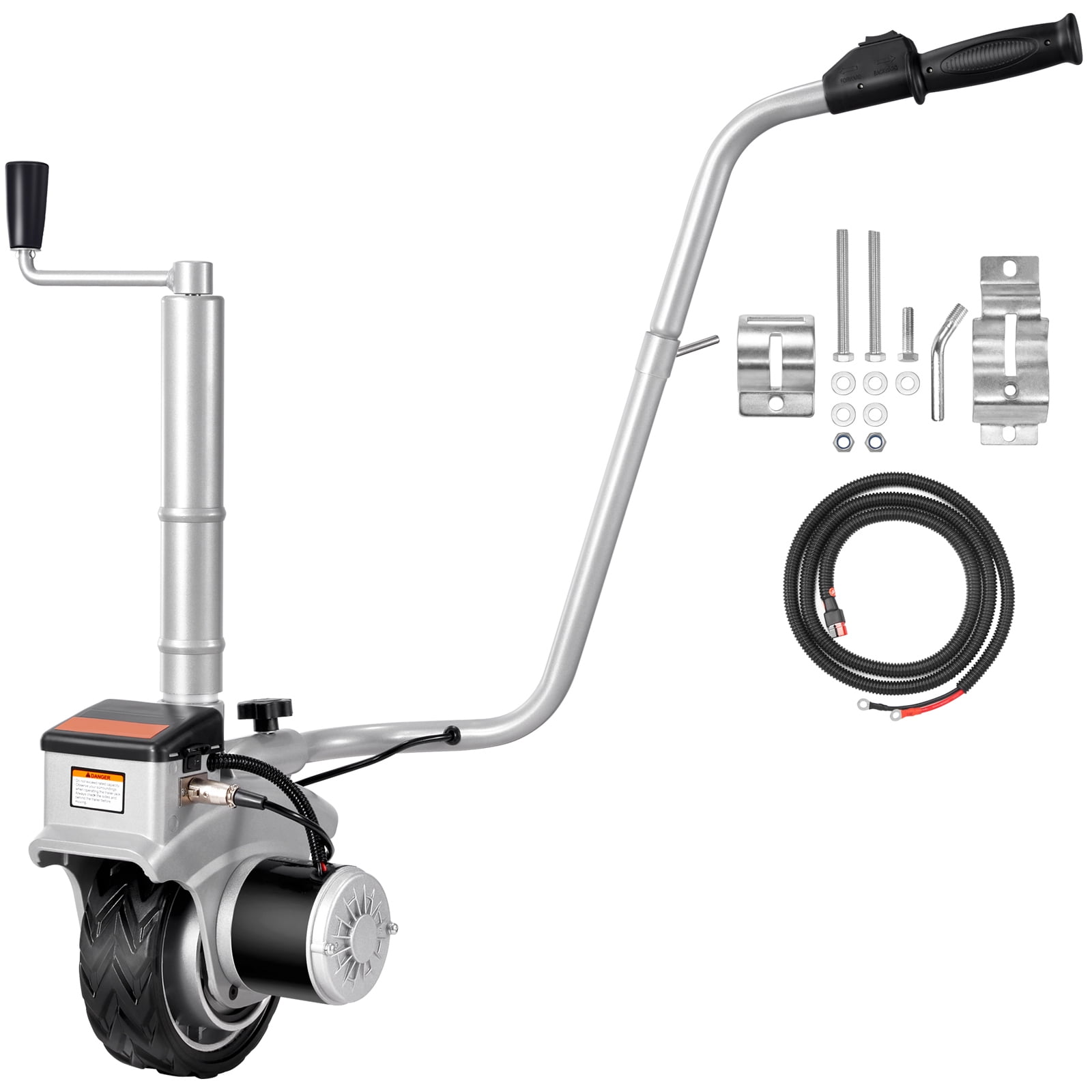 SKYSHALO 350W Powerful Electric Moving Dolly, Handy 5000lbs Adjustable ...