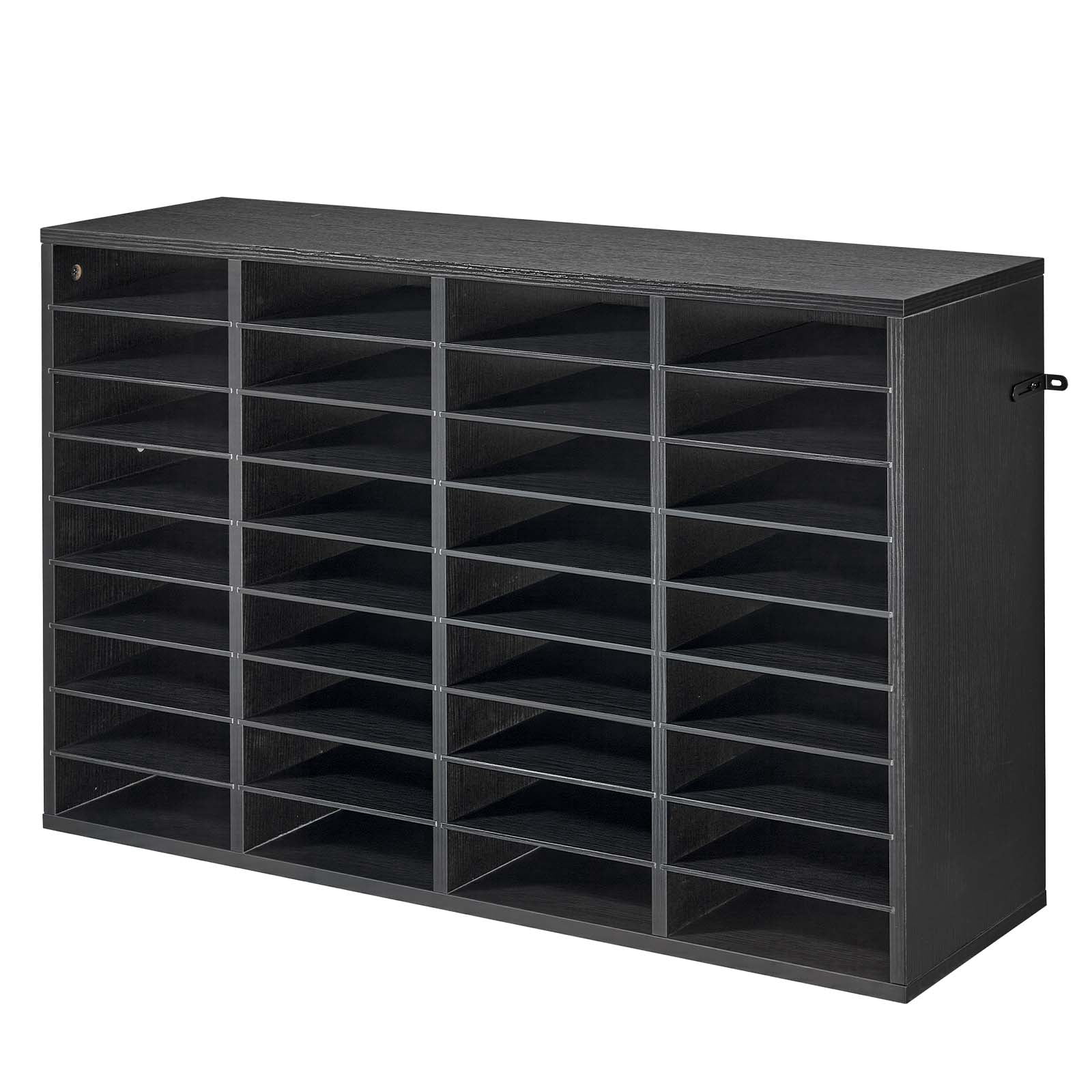 KFFKFF 36-Compartment Literature Organizer with Adjustable Shelves ...