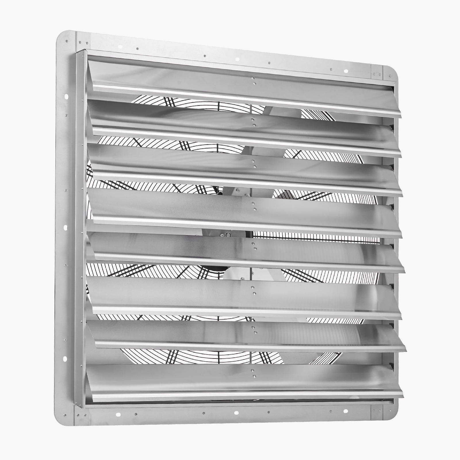 KFFKFF 36-Inch Wall-Mounted Shutter Exhaust Fan, High Airflow ...