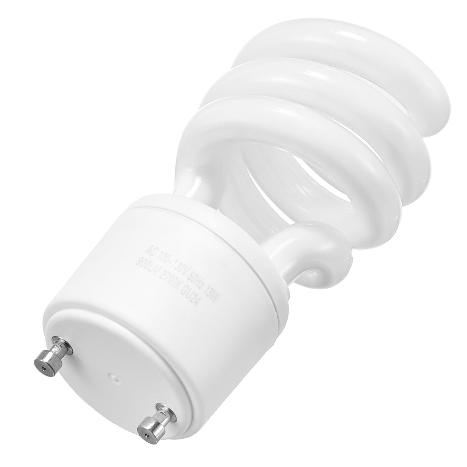 KFFKFF 4-Pack CFL Light Bulbs, 13W Compact Fluorescent Spiral Bulbs ...