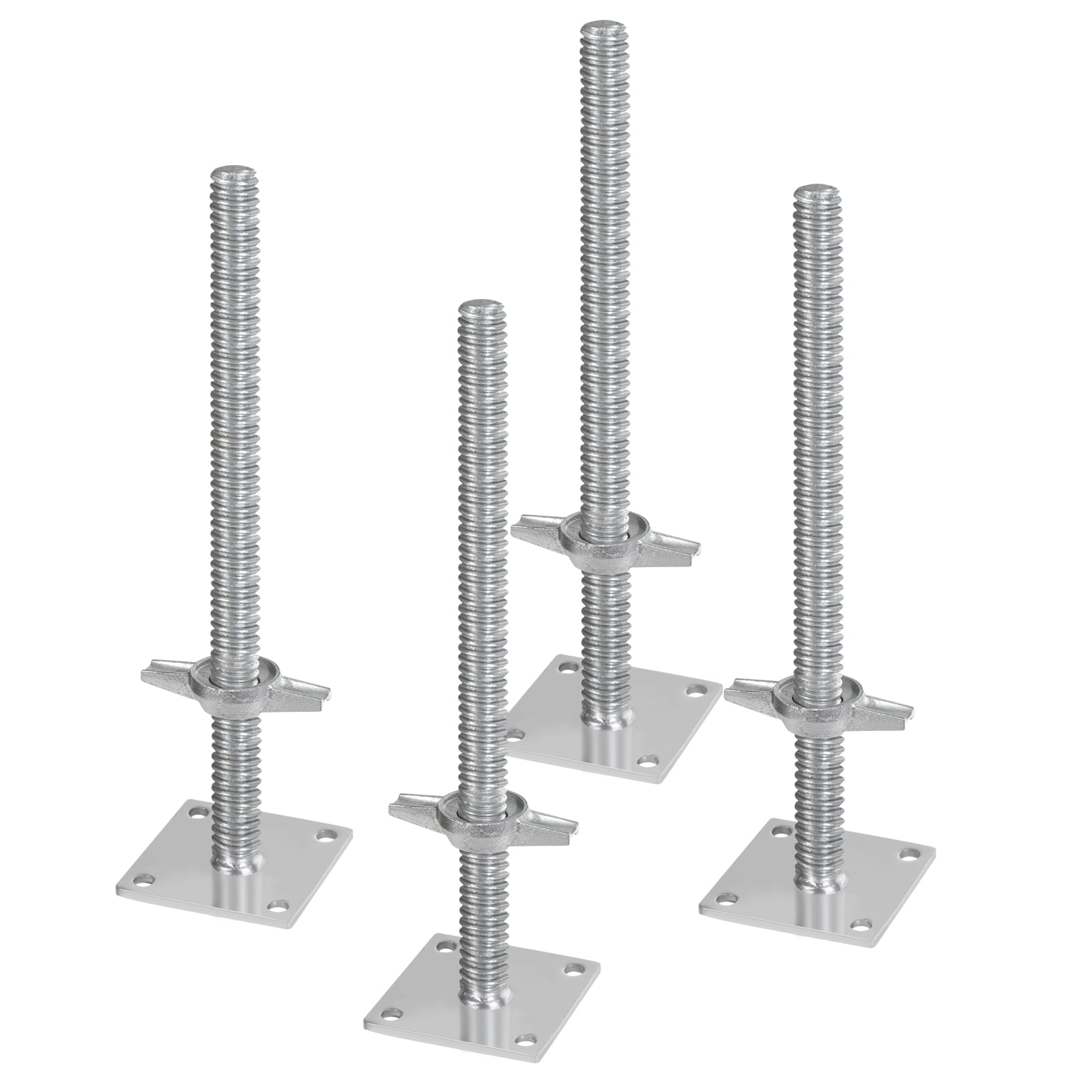 KFFKFF 4-Set Adjustable Scaffold Jacks, 18.2 Inch Variable Height ...