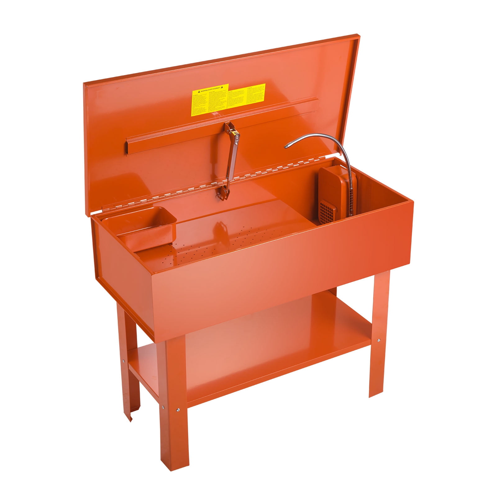 KFFKFF 40-Gallon Parts Washer with 17-Gallon Solvent Capacity, 1-Gallon ...
