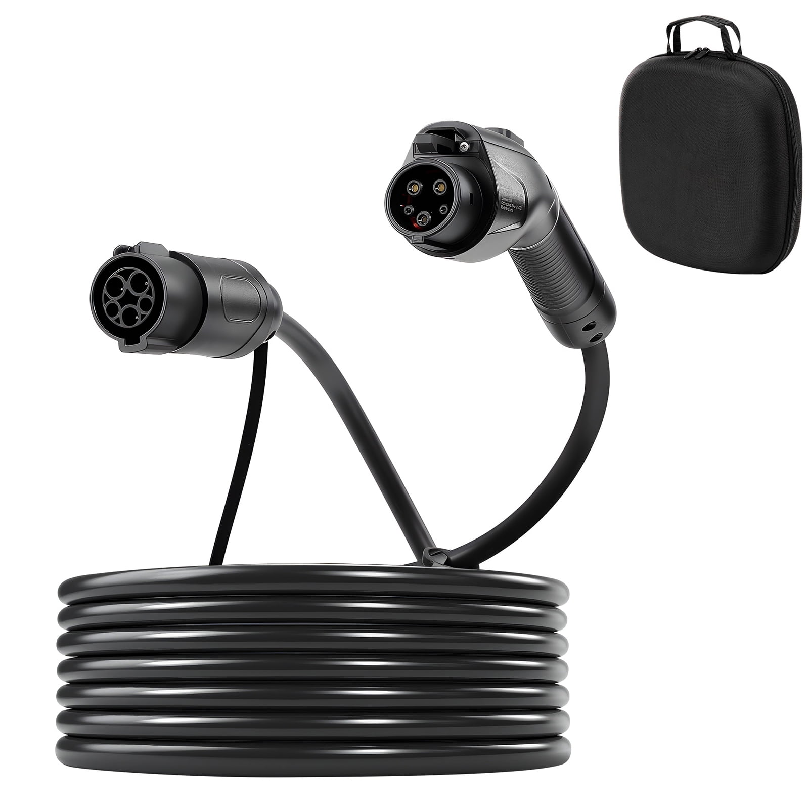 KFFKFF 40Amp 40 ft EV Charger Extension Cable, J1772 Extension Cord for ...