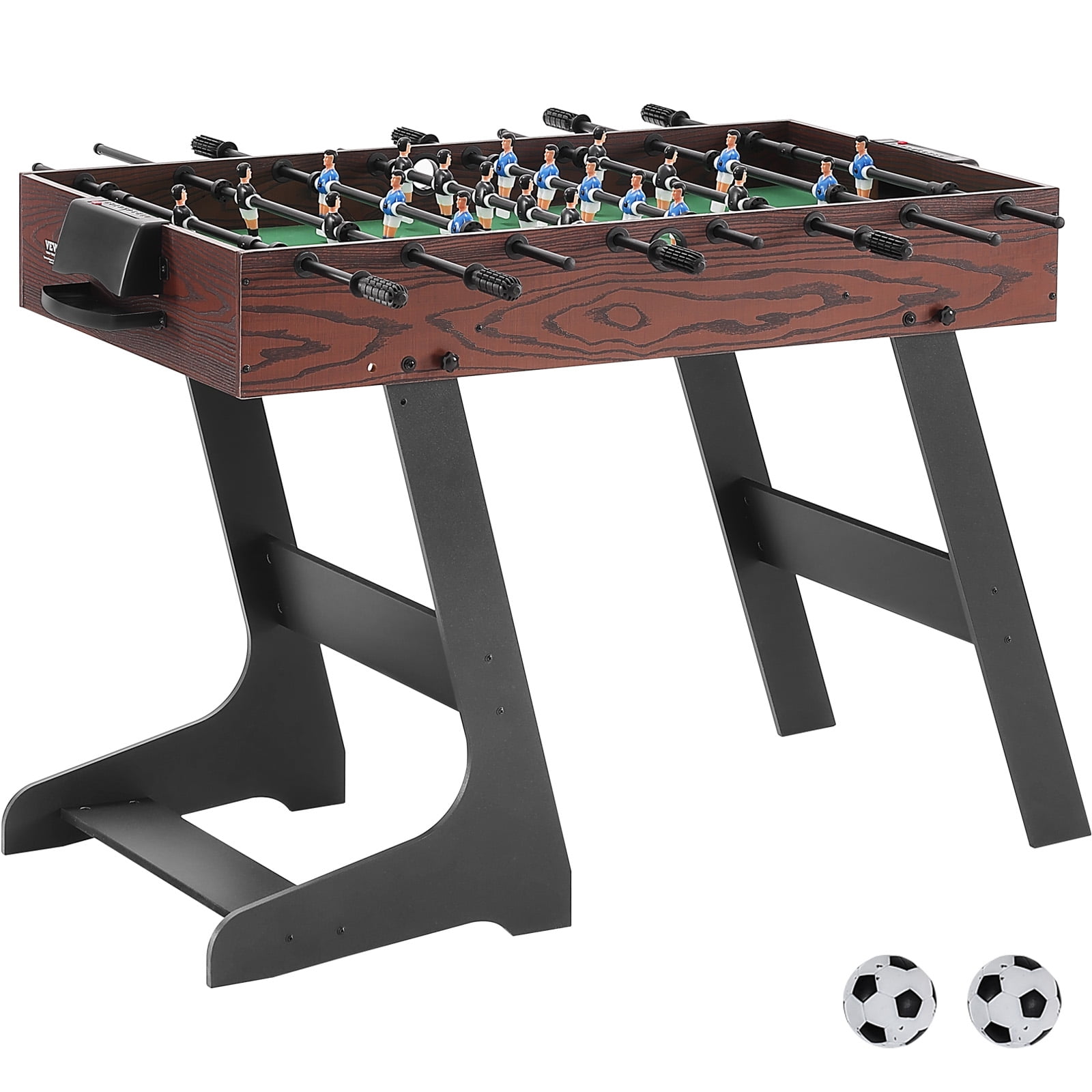 KFFKFF 42 inch Folding Standard Size Table Foosball Soccer Game Table ...