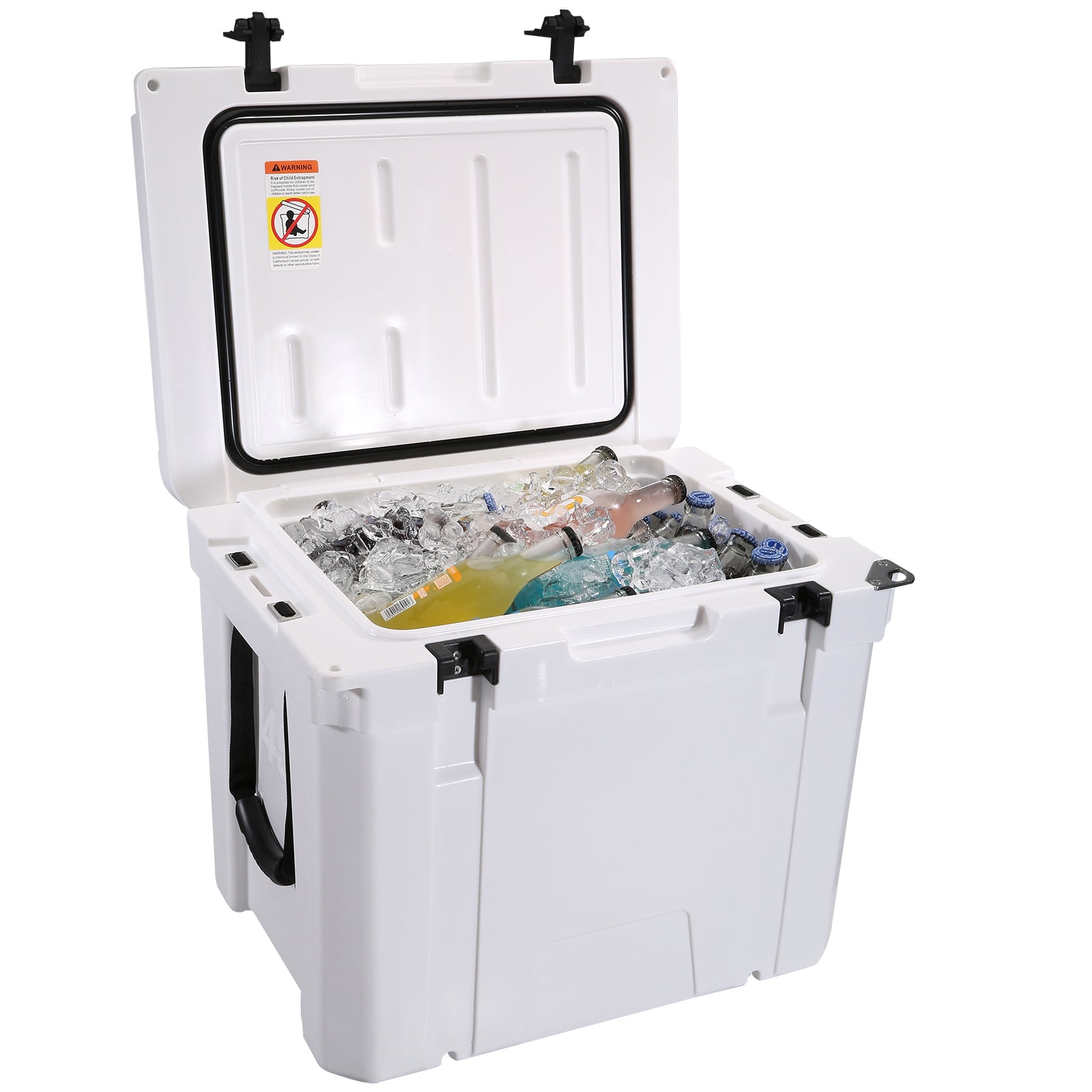 KFFKFF 45-Can Capacity Ice Chest Hard Cooler Insulated Portable Cooler ...