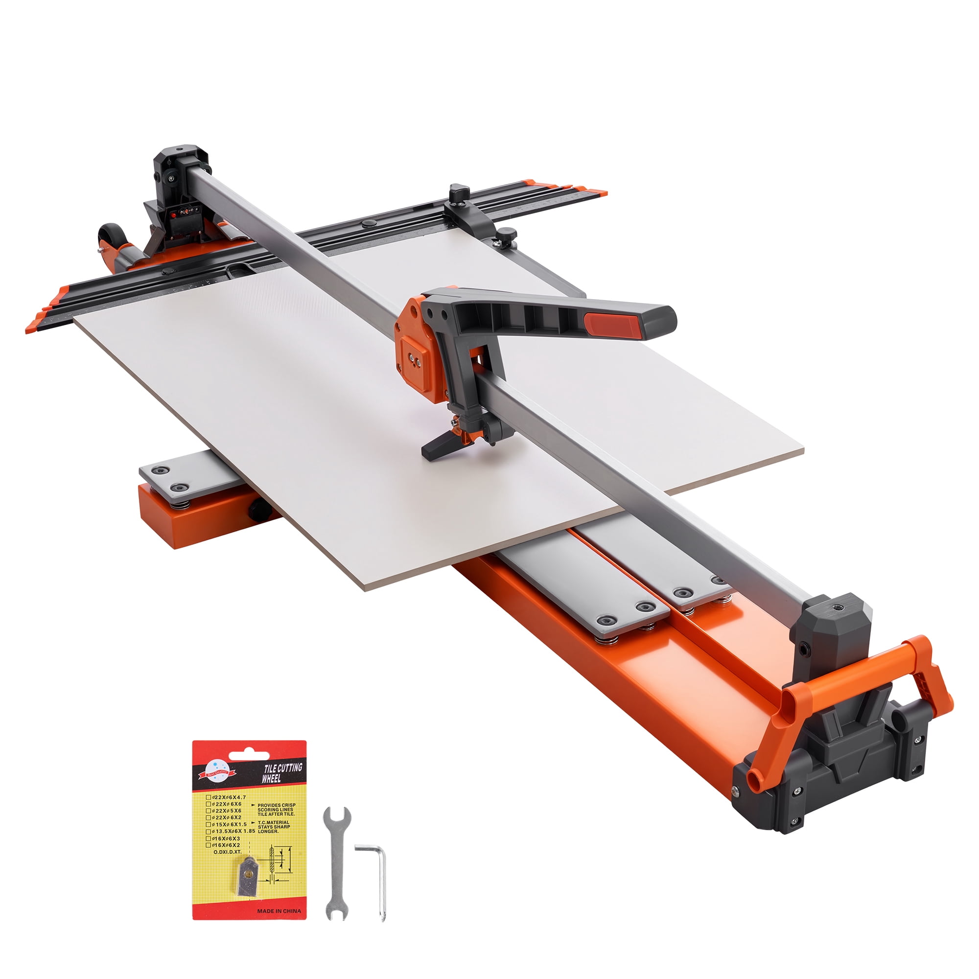 KFFKFF 47.2-Inch Manual Tile Cutter with Spring-Loaded Base, Adjustable ...