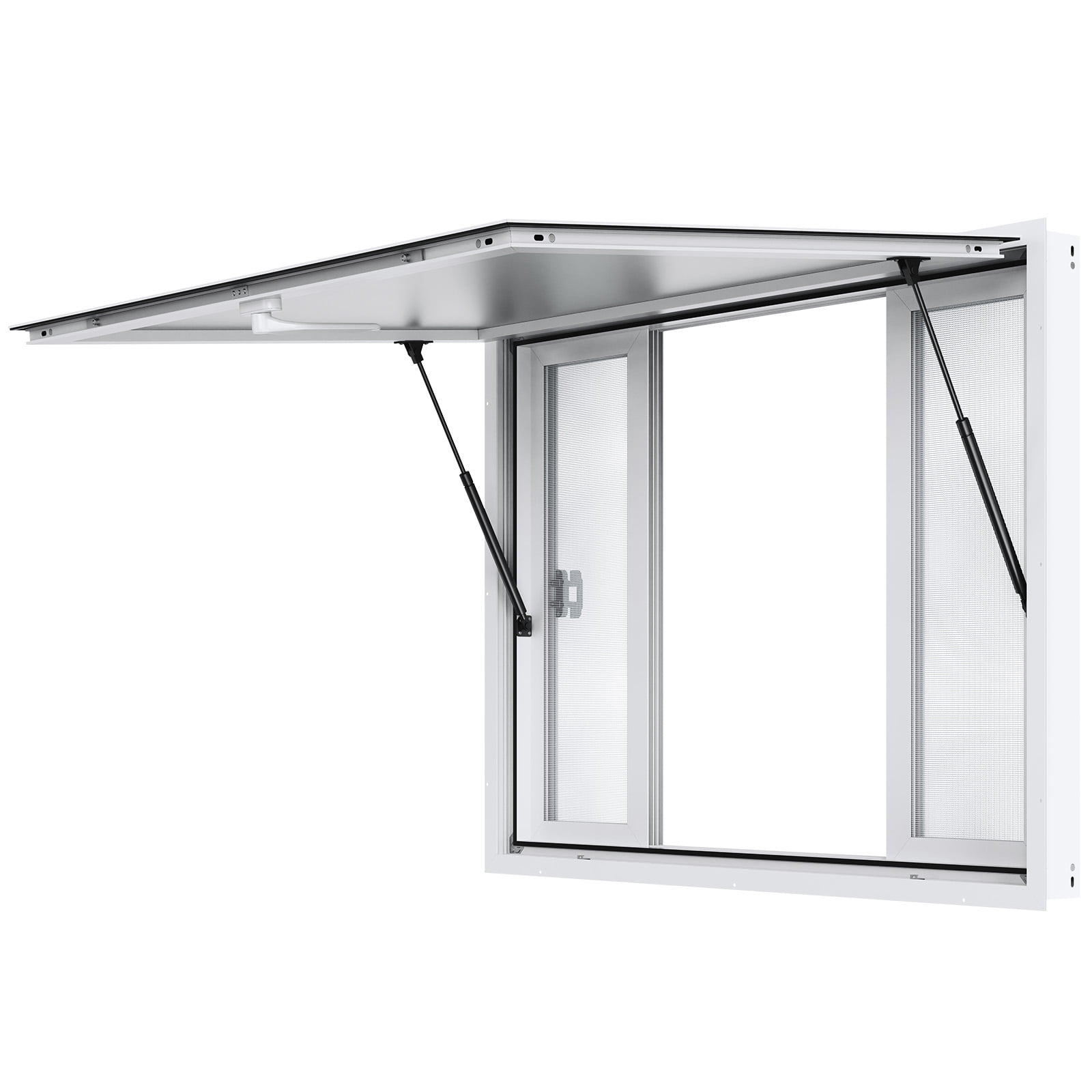 KFFKFF 49" x 37" Service Window, Stationary Concession Window Awnings ...