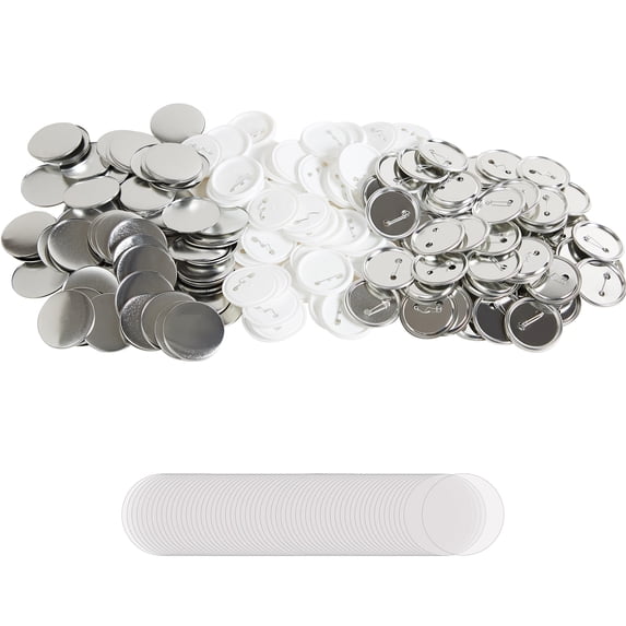 KFFKFF 500 Packs 2.25 inch 58mm Pin Back Components, Craft Your Own ...