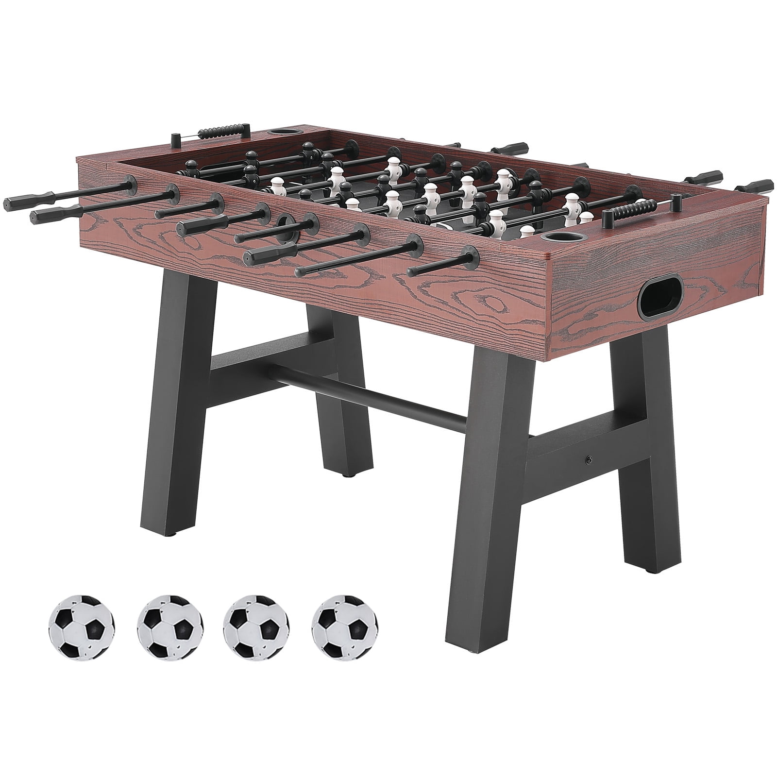 KFFKFF 55 inch Foosball Soccer Game Table Foosball Table Standard Size ...