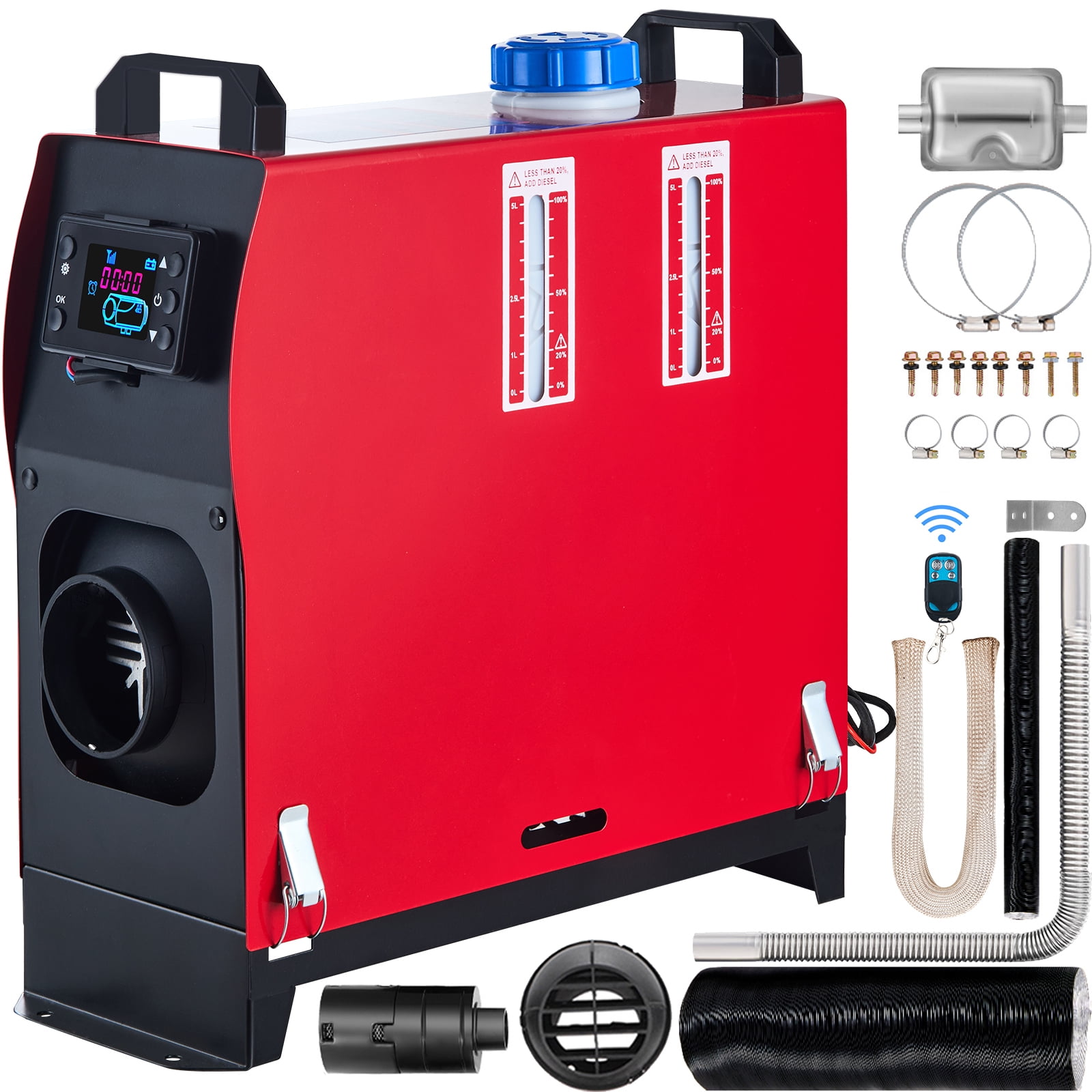 KFFKFF 5KW Diesel Air Heater Unified 12V Diesel Stationary Heater ...
