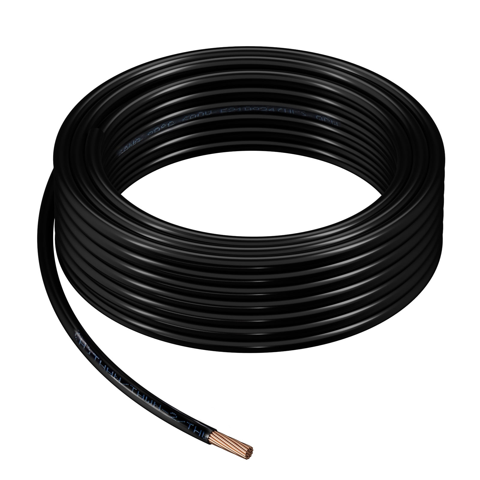 KFFKFF 6 AWG THHN Wire, 19-Strand, Pure OFC Copper Electrical Wire with ...