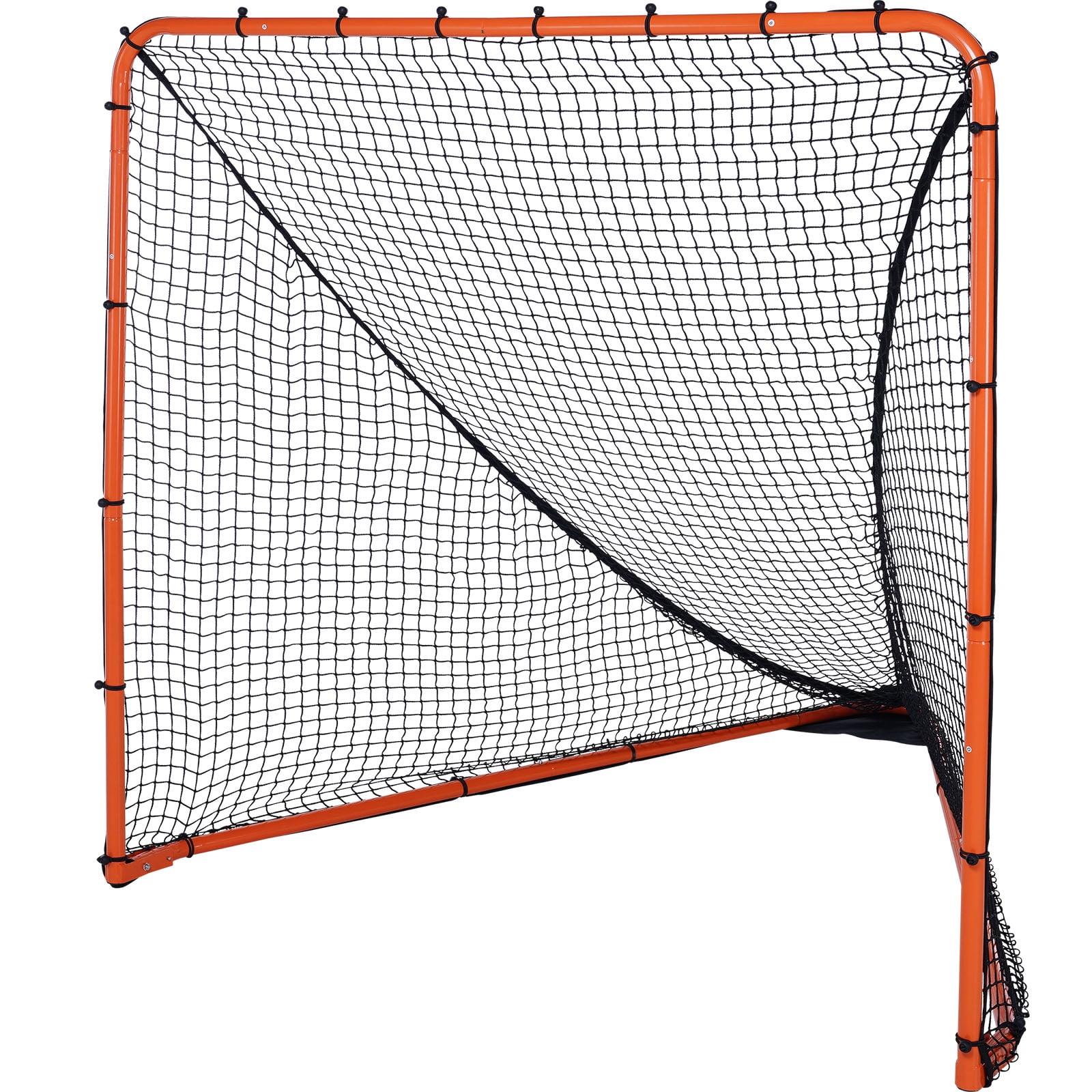 KFFKFF 6'x6' Lacrosse Goal Net Folding Backyard Lacrosse Training ...