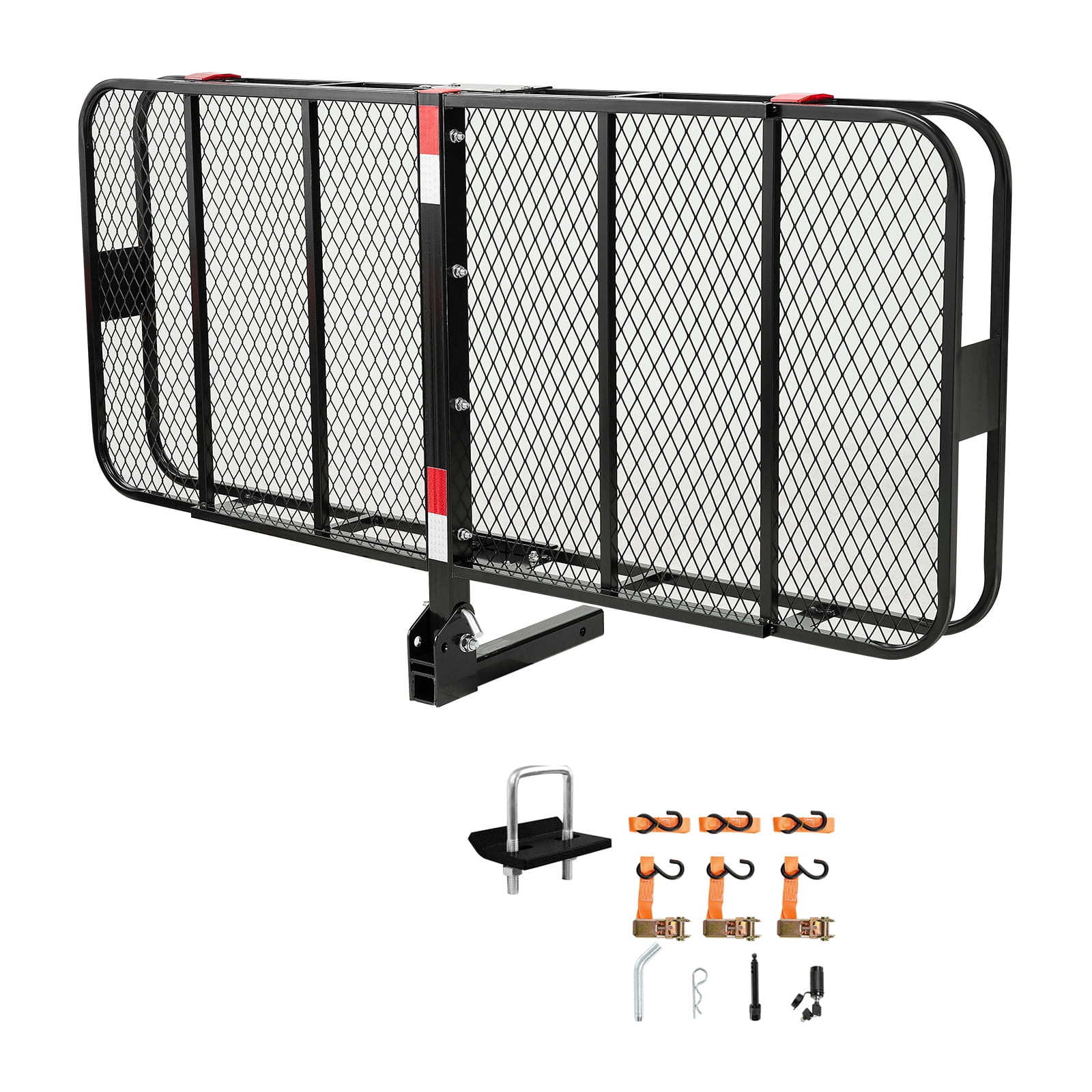 KFFKFF 70" x 30" x 6", Cargo Hitch Carrier, 500 lbs Load Capacity Cargo ...
