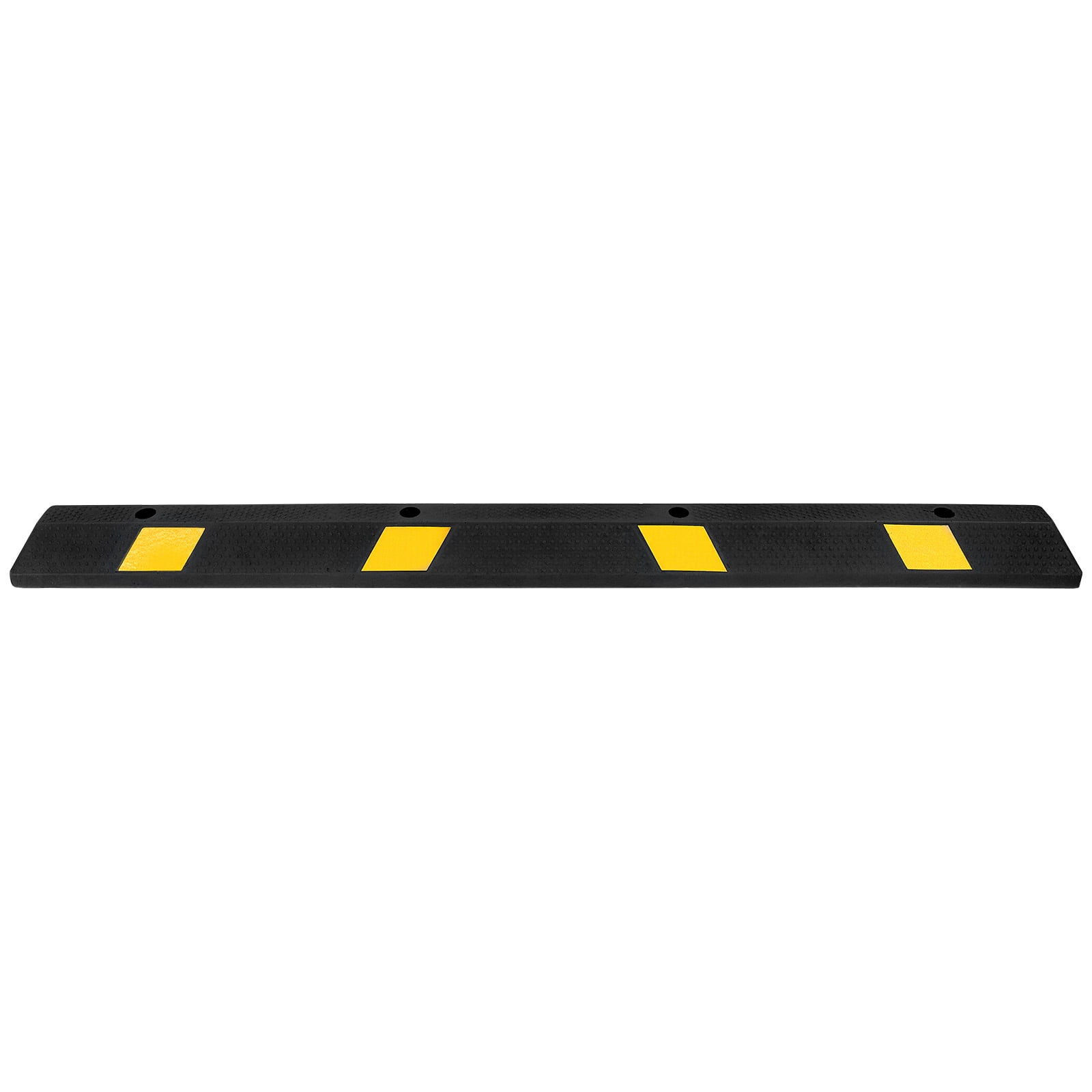 KFFKFF 72-Inch Durable Parking Stopper for Garage, Rubber Curb with ...