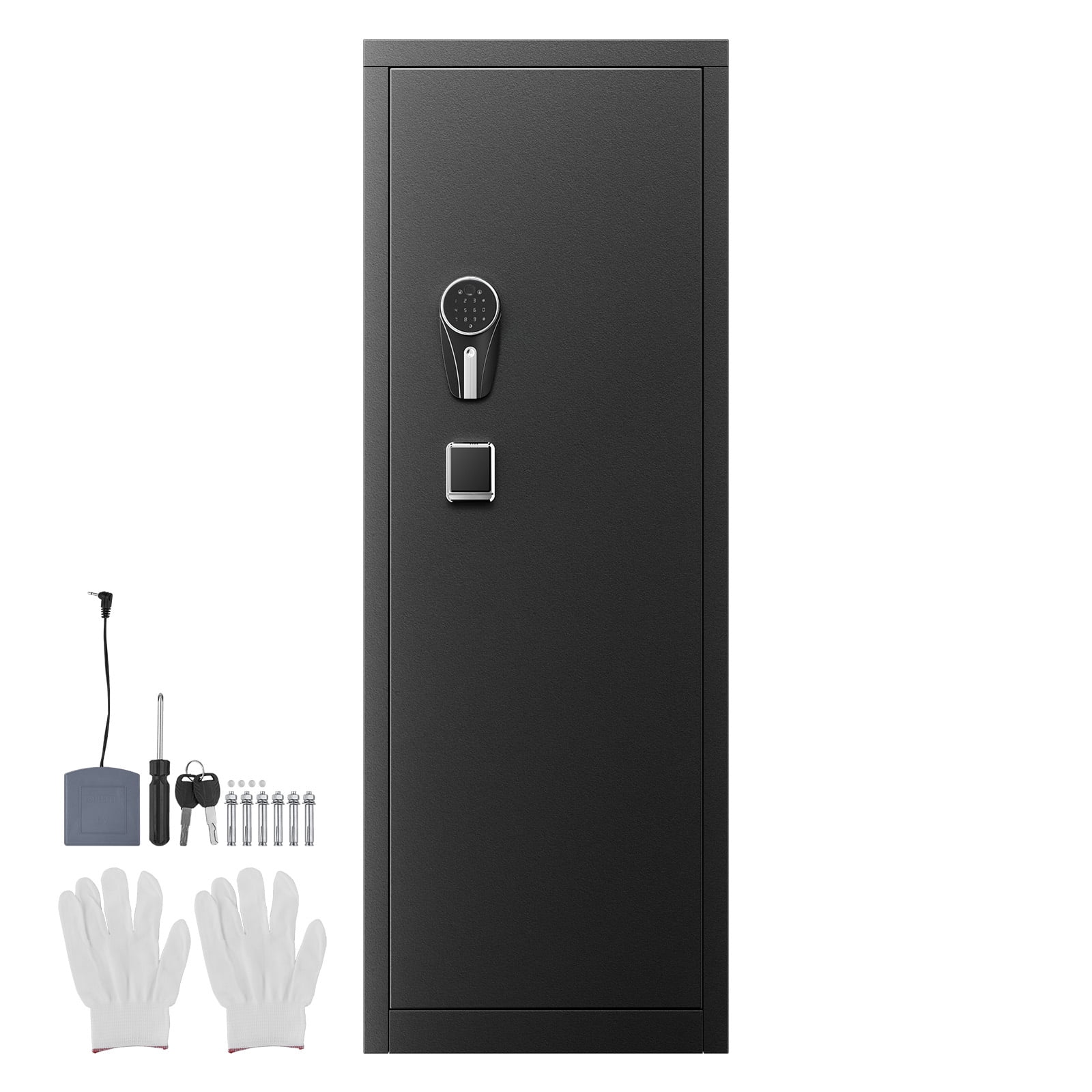 KFFKFF 8-10 Gun Safe, Secure Storage Cabinet for Rifles and Pistols ...