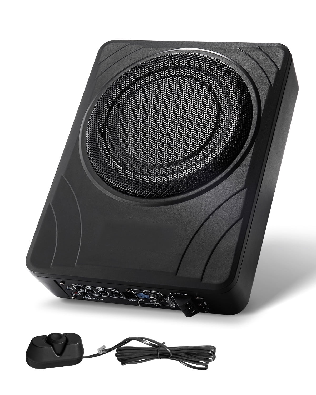 KFFKFF 8" 300W Underseat Vehicle Subwoofer, Compact Power-Driven ...